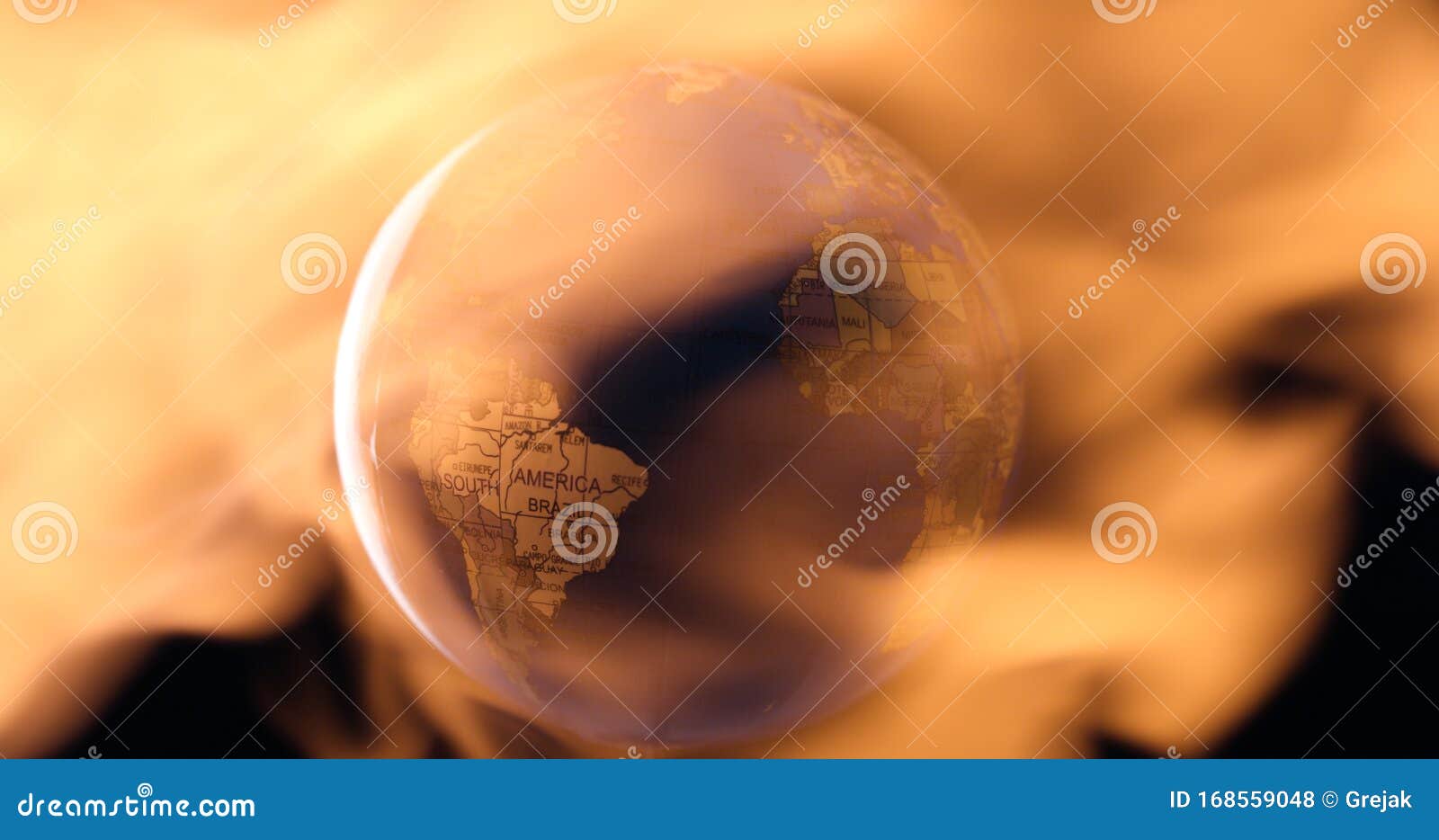 Planet Earth Warming Up Concept Stock Photo - Image of crisis ...
