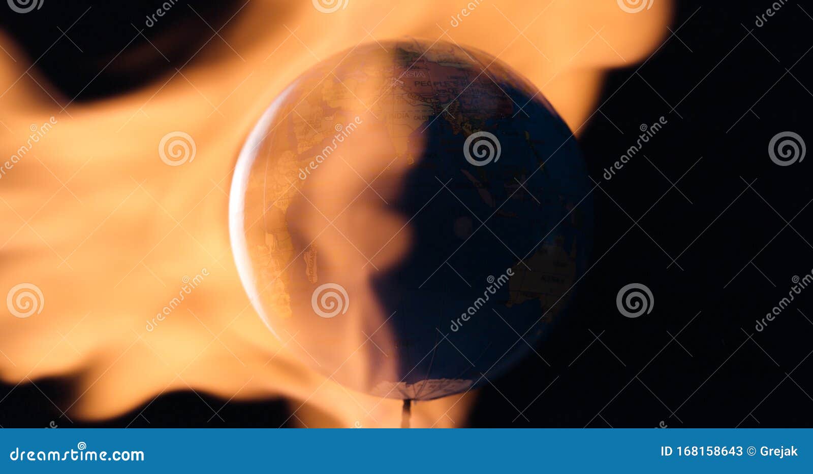 Planet Earth Warming Up Concept Stock Image - Image of colapse, energy ...