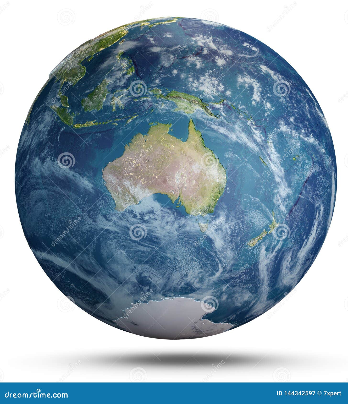 Earth In Hot Weather Vector Illustration | CartoonDealer.com #30463308