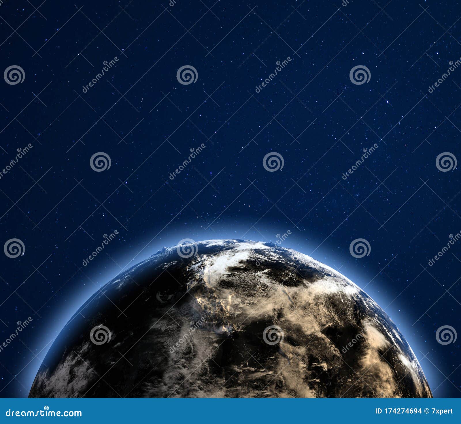 Planet Earth weather stock illustration. Illustration of science ...