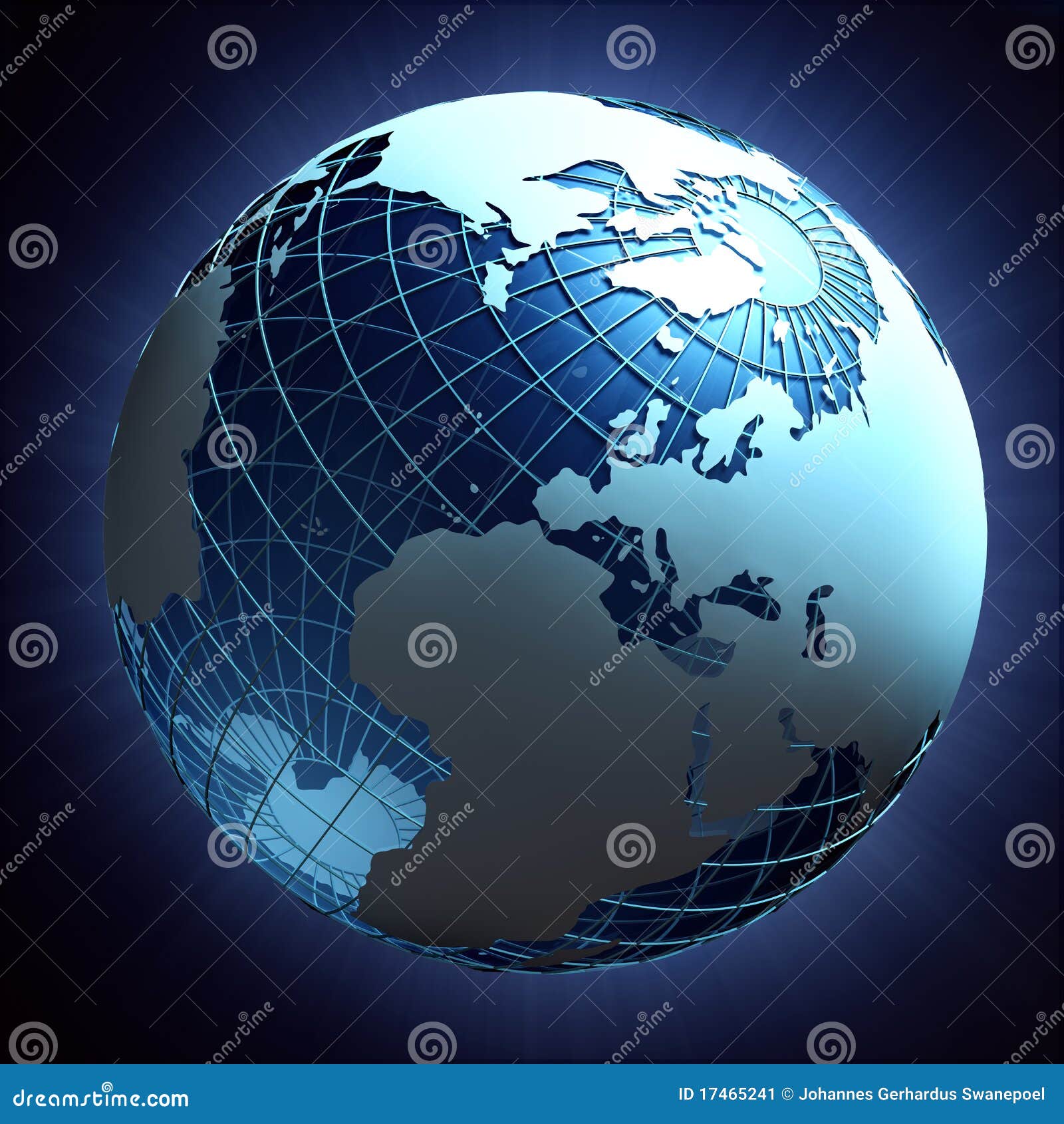 Planet Earth Wire-frame Design Stock Illustration - Illustration of ...