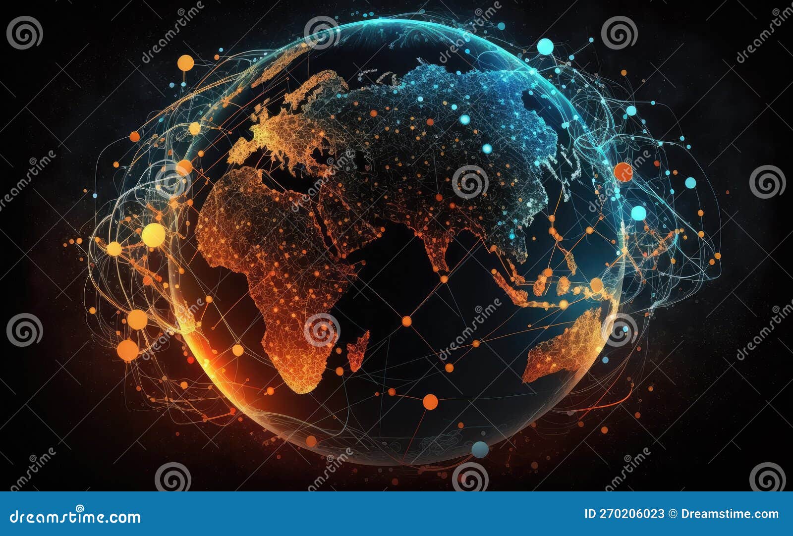 Planet Entangled in a Web of Internet Connections, High Technology ...