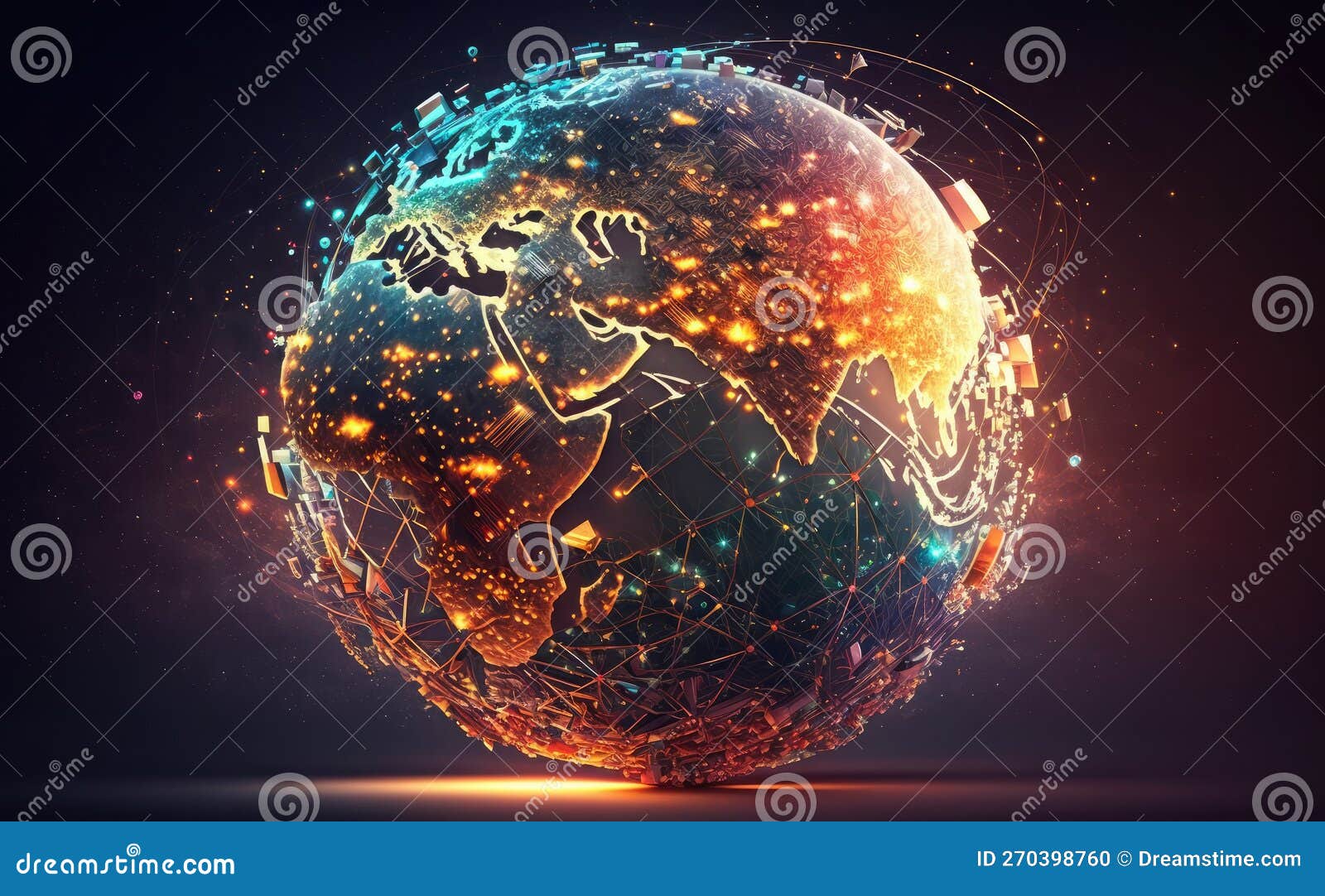 Planet Entangled in a Web of Internet Connections, High Technology ...