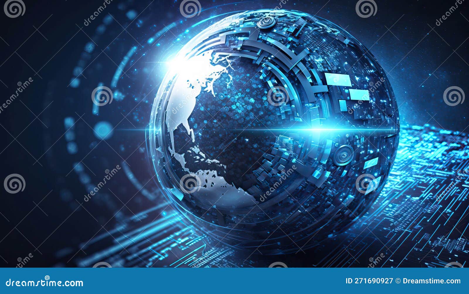 Planet Entangled in a Web of Internet Connections, High Technology ...