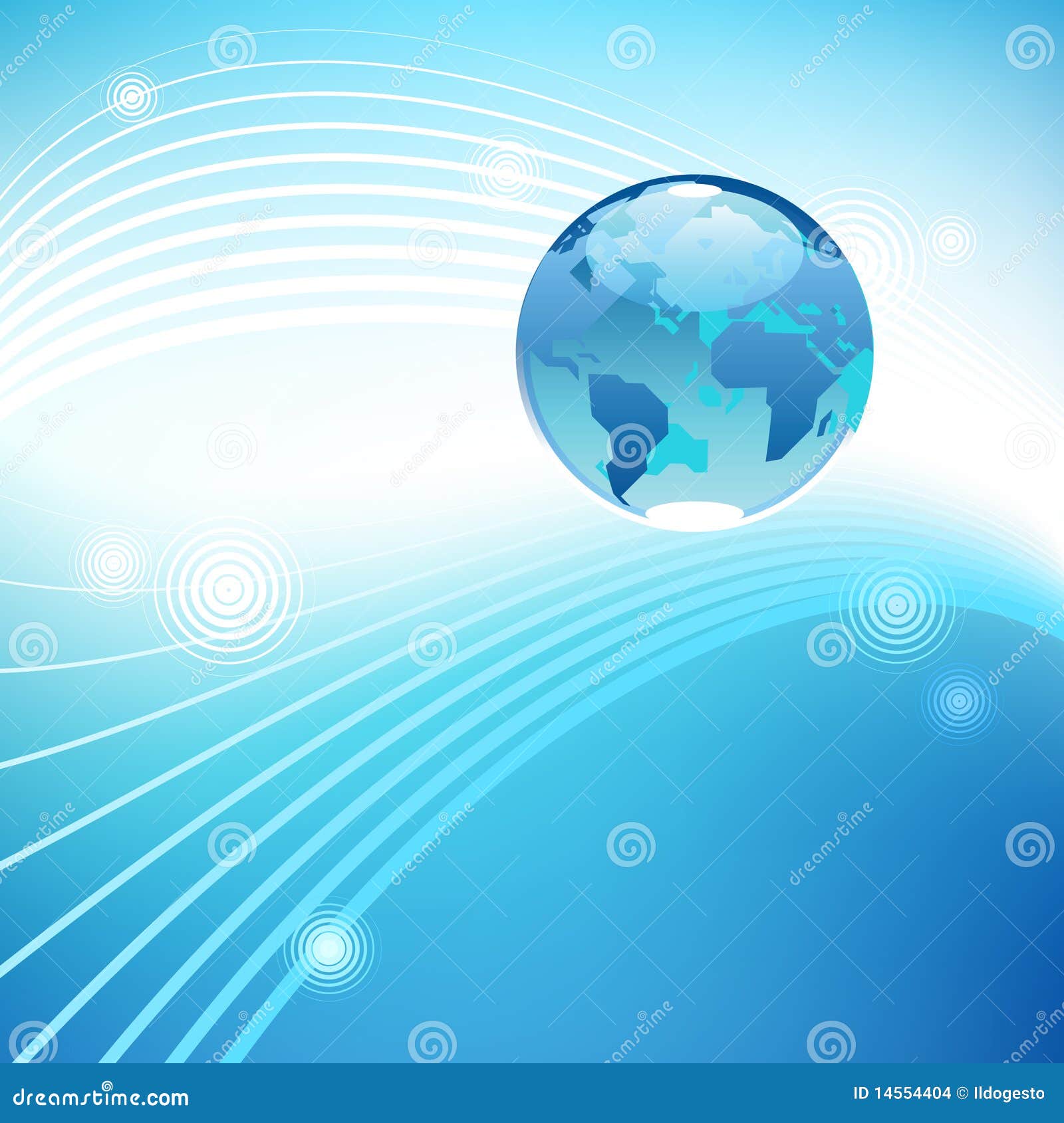 Ether World Connectivity Signal Location Positioning Waves Transmitting ...