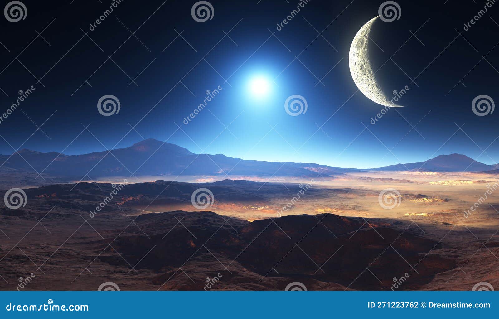 A Planet in Evolution. Volcanic Activity on the Surface of Young ...