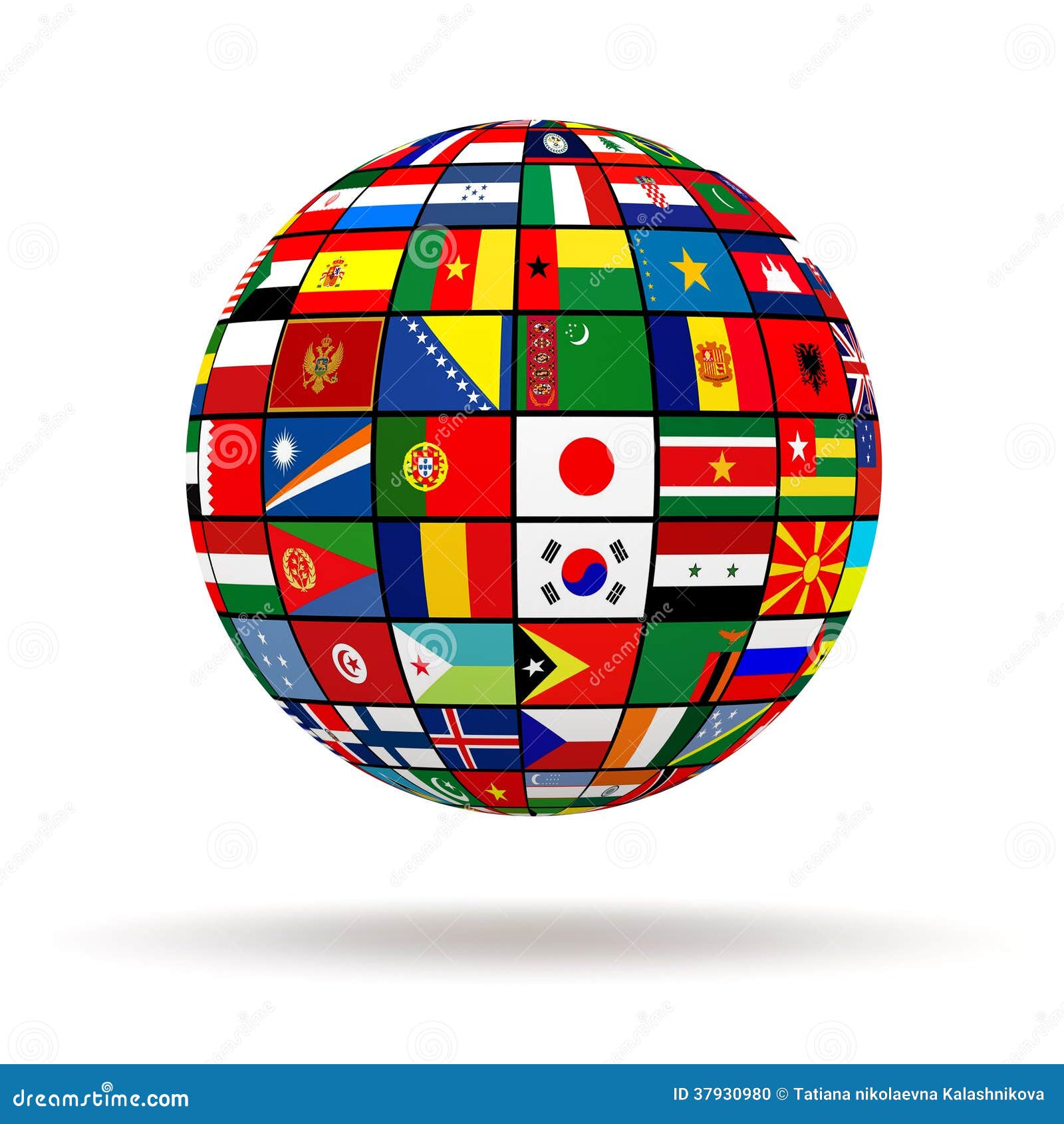 Planet flags stock illustration. Illustration of homeland - 37930980