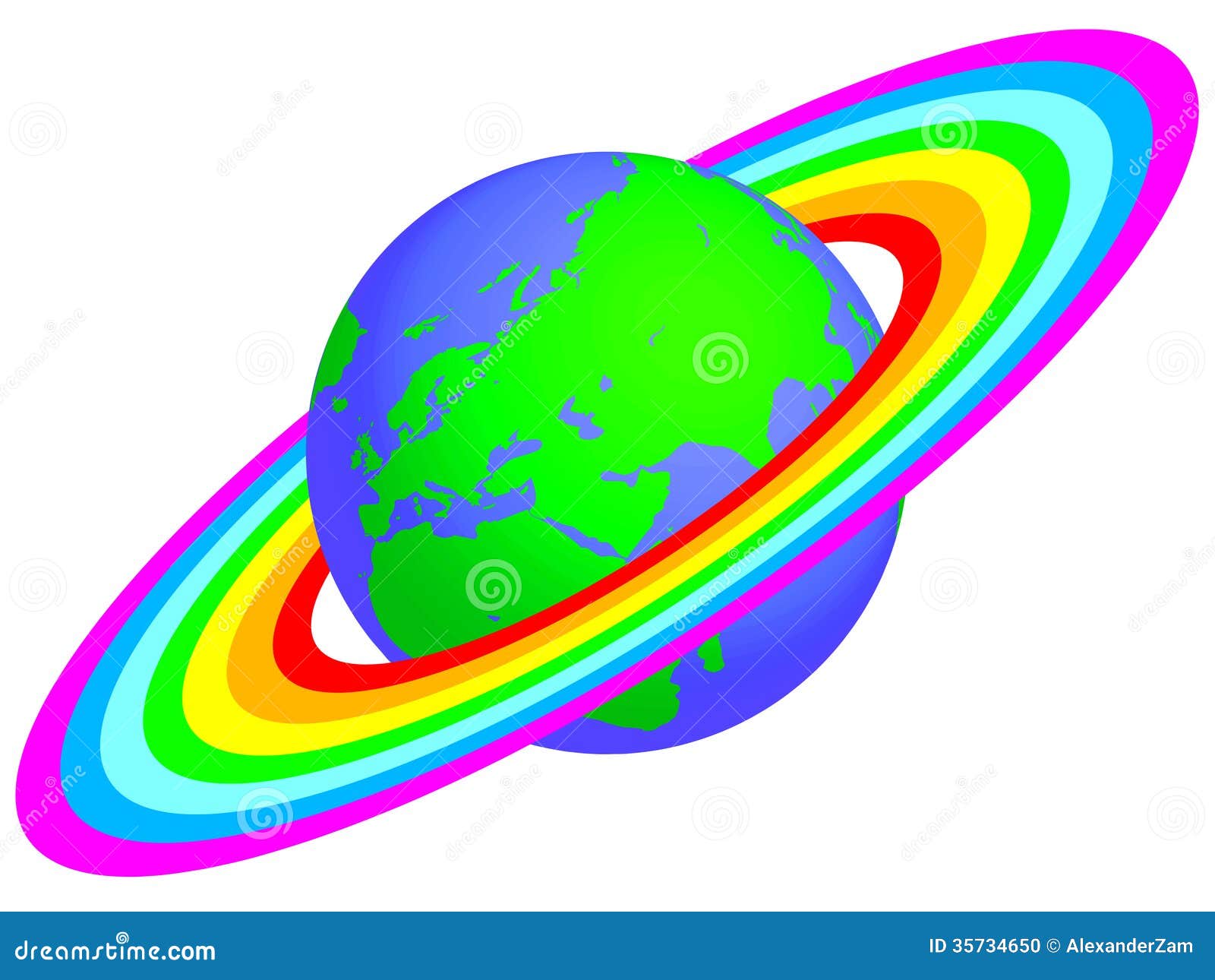 Planet stock vector. Illustration of color, planet, icon - 35734650