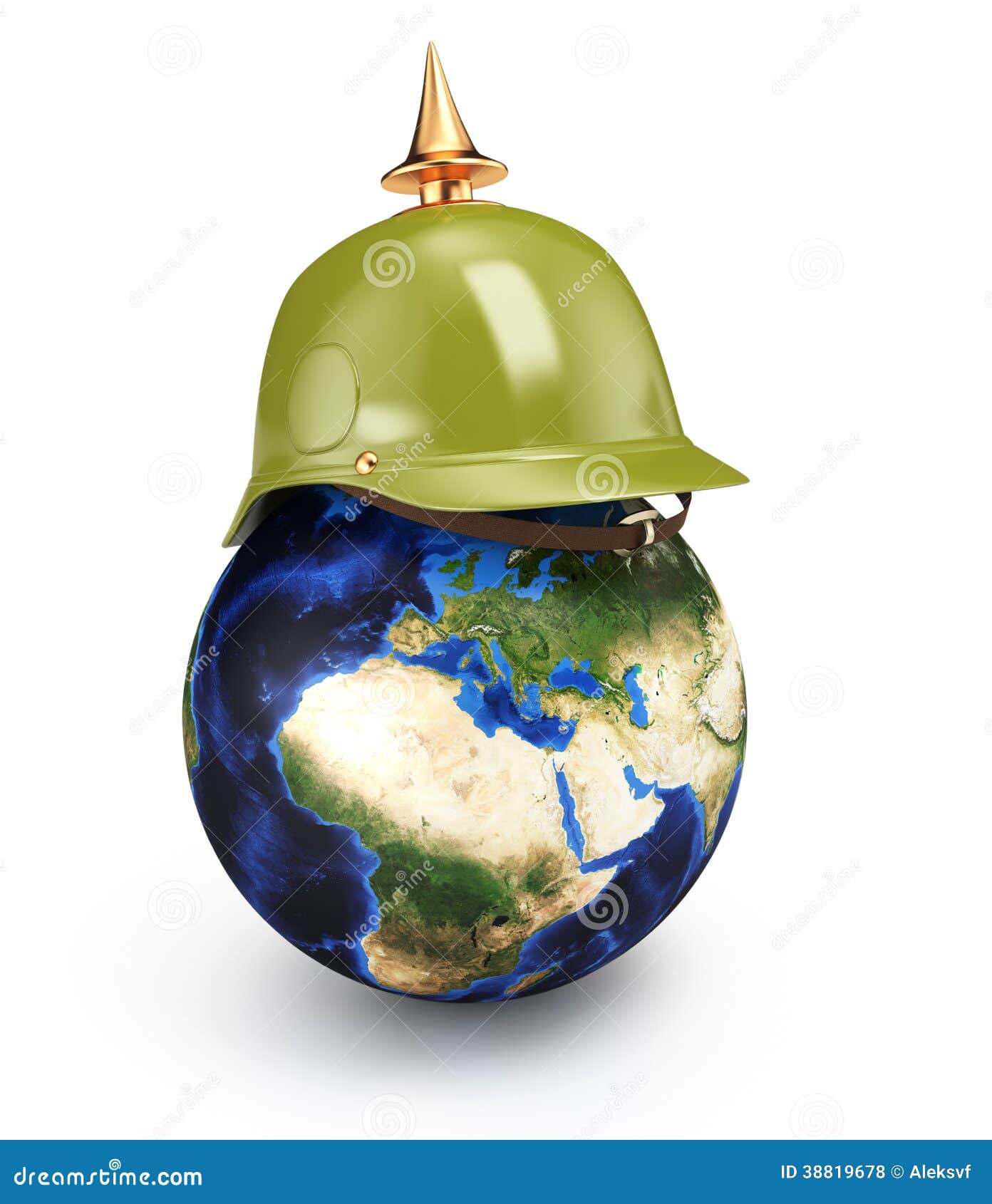 Planet in helmet stock illustration. Illustration of earth - 38819678