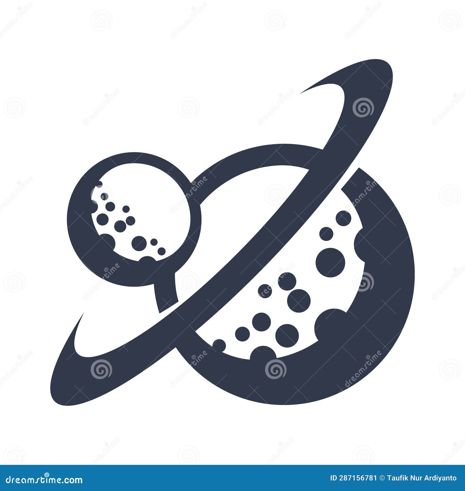 Planet icon logo design stock vector. Illustration of nature - 287156781