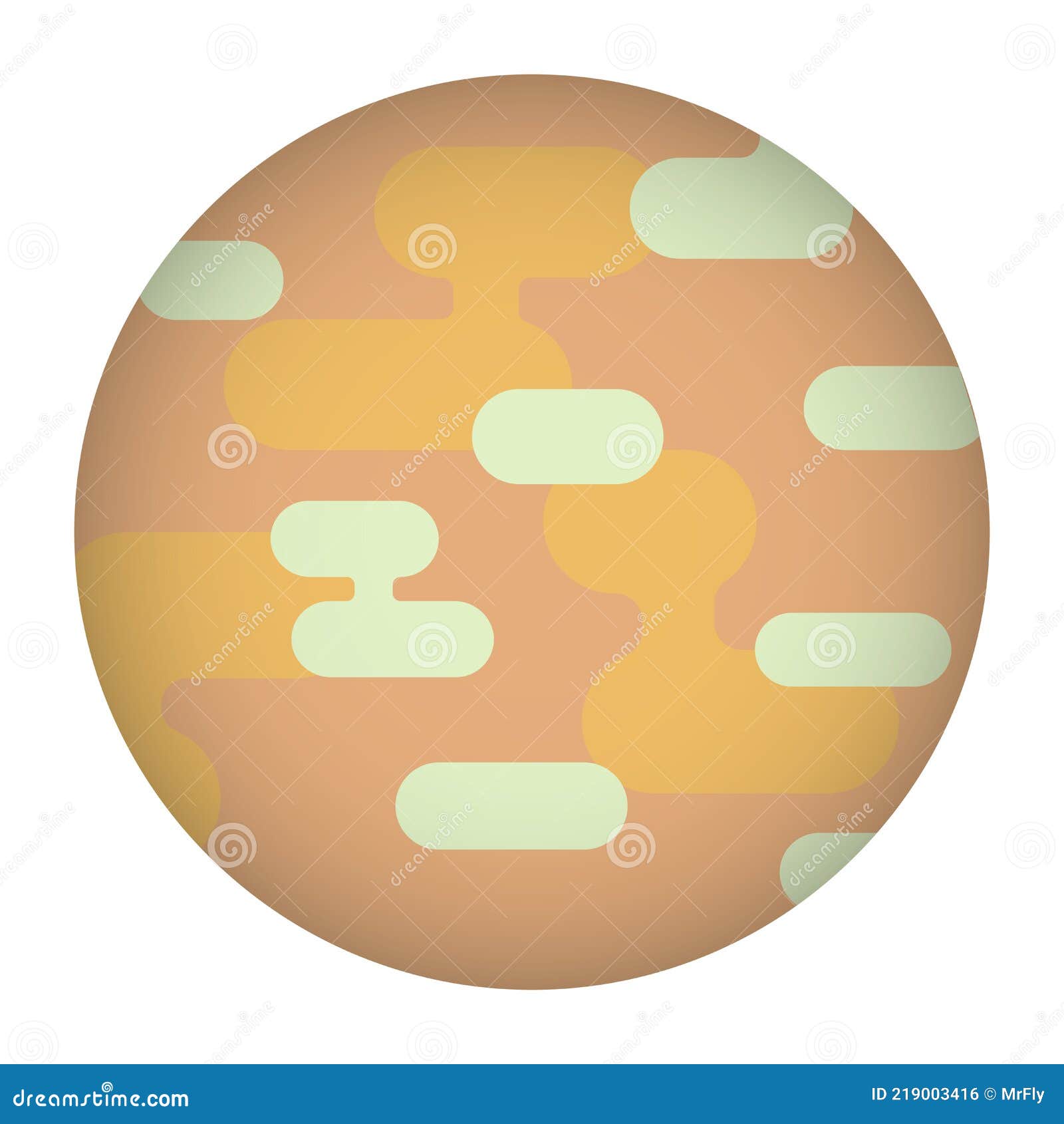 Planet Illustration, Planet Globe Beige, Vector EPS10 Stock Vector ...