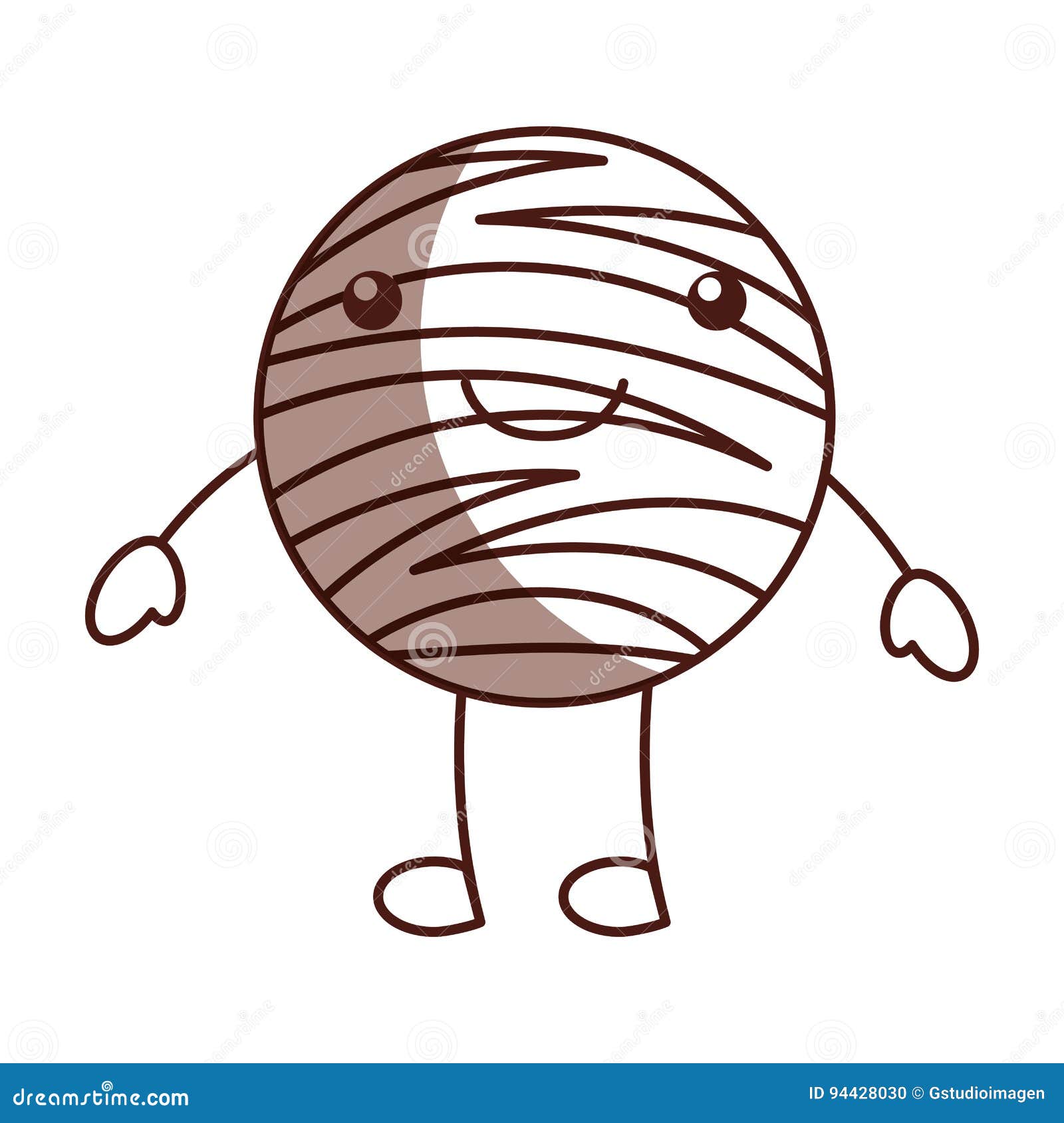 Planet Jupiter Comic Character Stock Vector - Illustration of ...