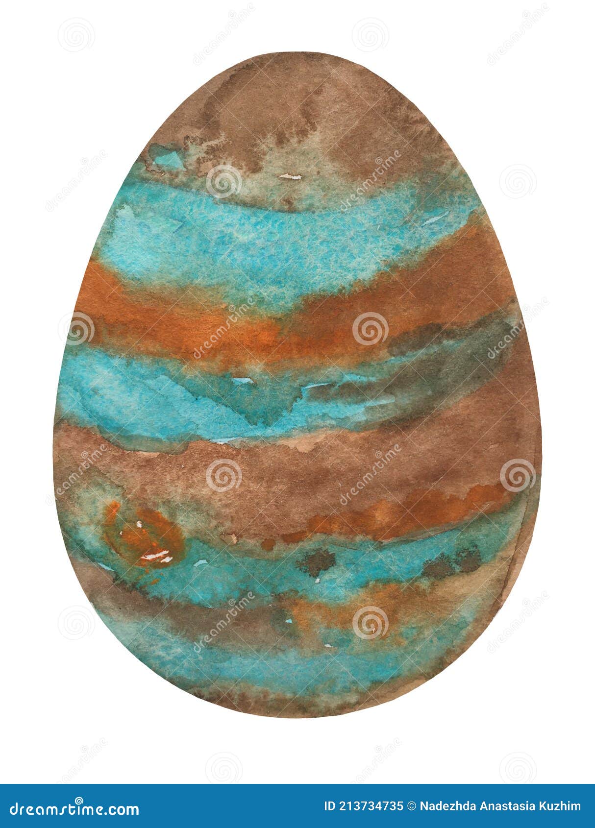 Easter Egg As Planet Jupiter for Design of Greeting Card Stock Image ...