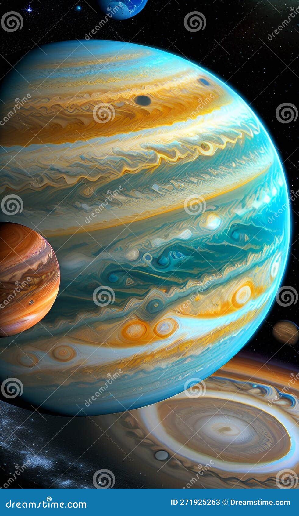 Planet Jupiter Illustration Artificial Intelligence Artwork Generated ...