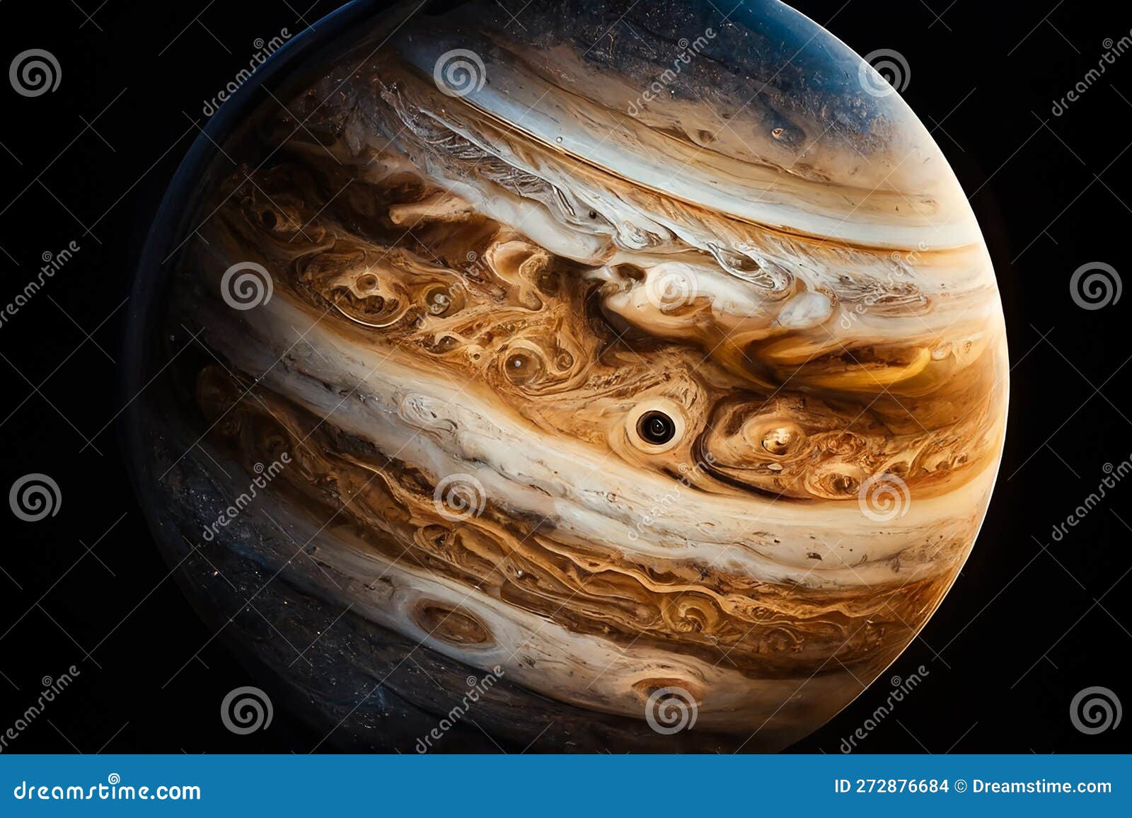 The Planet Jupiter, a View of a Planet in the Solar System Stock ...