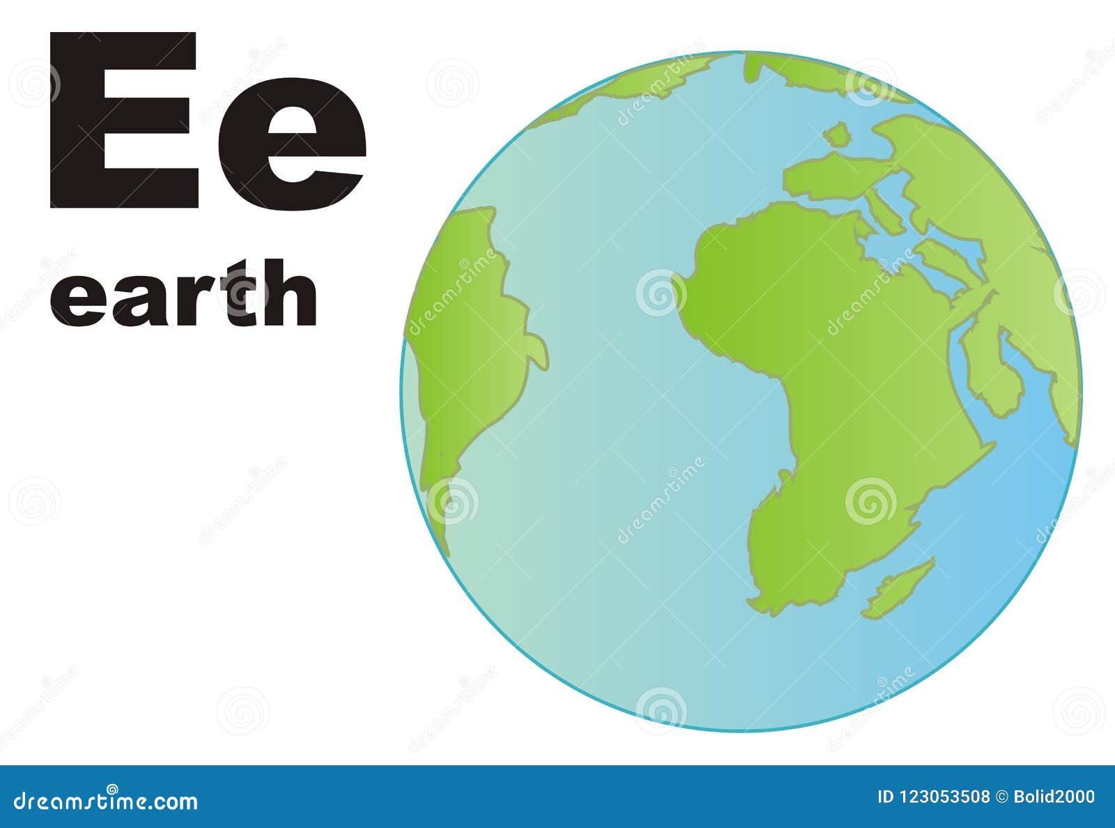 Planet and letters stock illustration. Illustration of countries ...