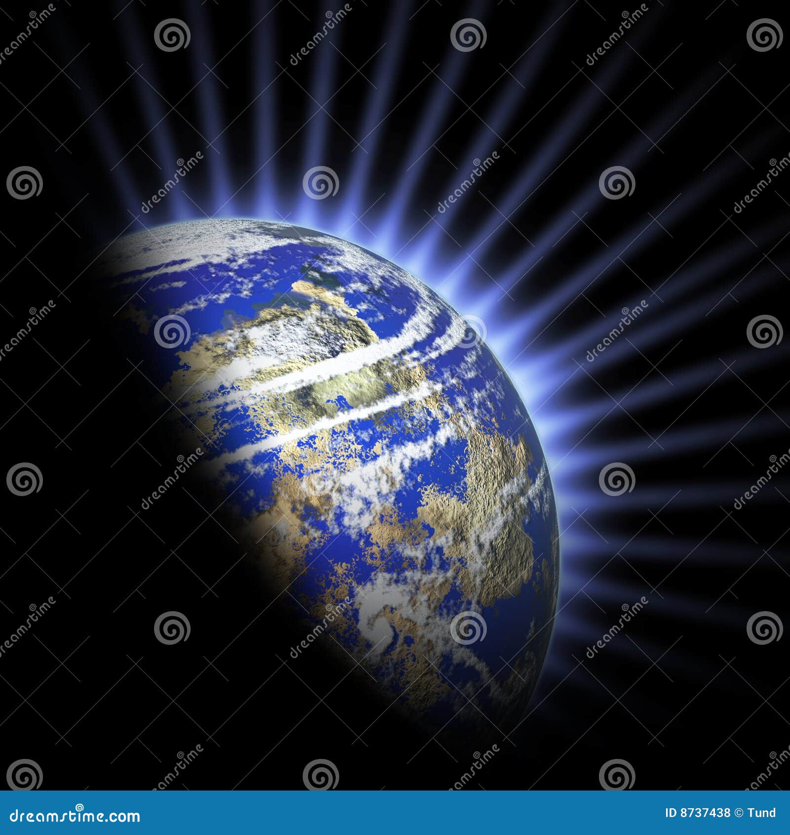 Planet with light rays stock illustration. Illustration of sphere - 8737438 Planet with light rays stock illustration. Illustration of sphere - 8737438