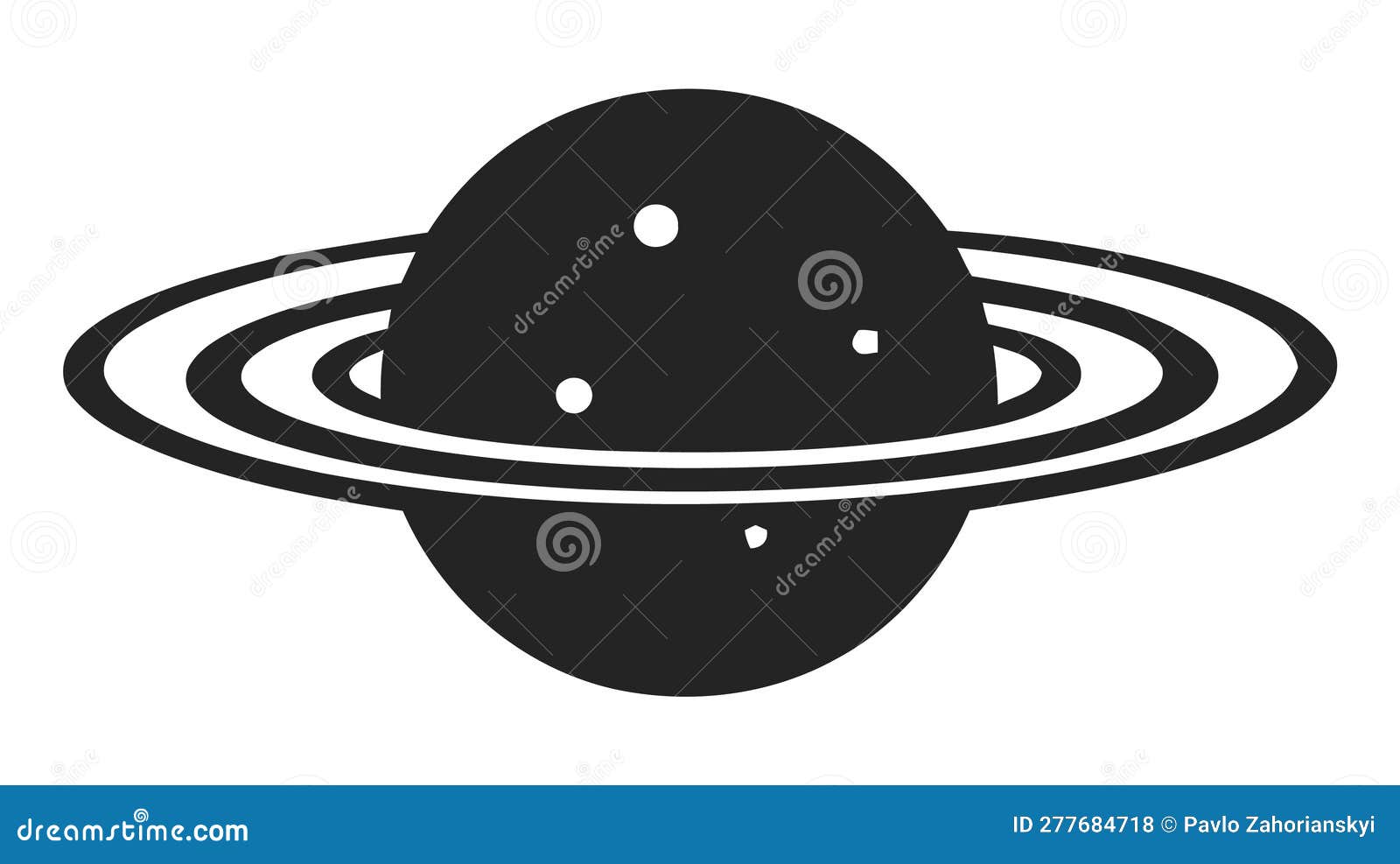 Planet Logo Design. Vector Illustration Isolated on White Background ...