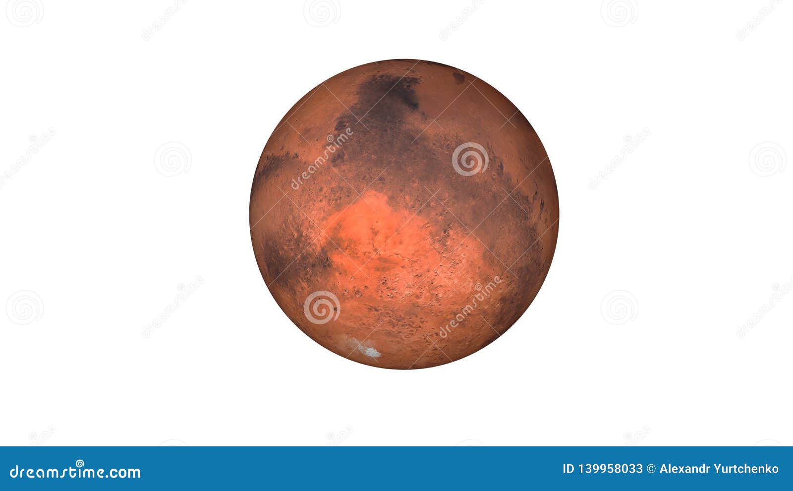 Planet Mars Isolated stock image. Image of explorer - 139958033