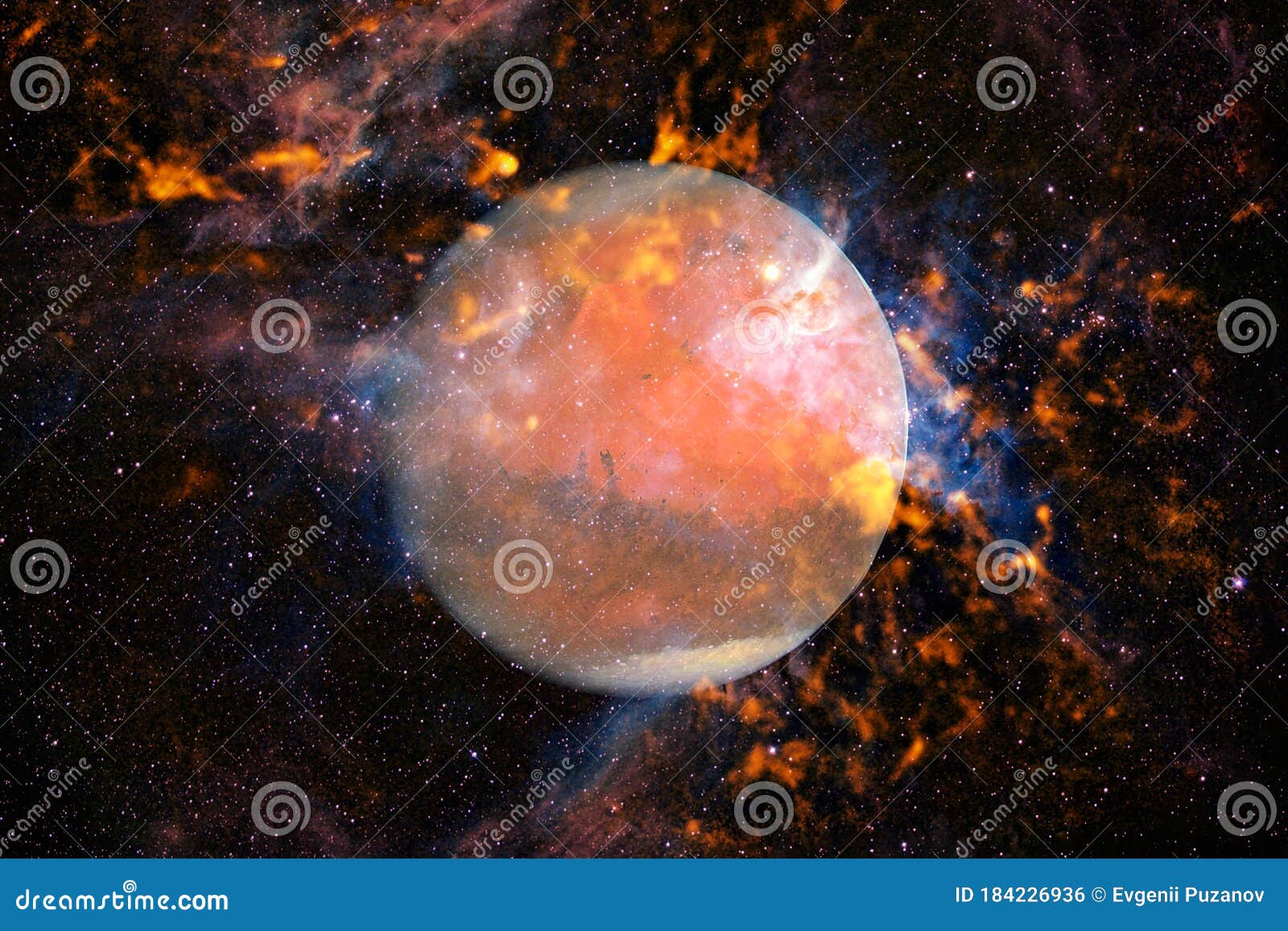Planet Mars. Solar System. Elements of this Image Furnished by NASA ...