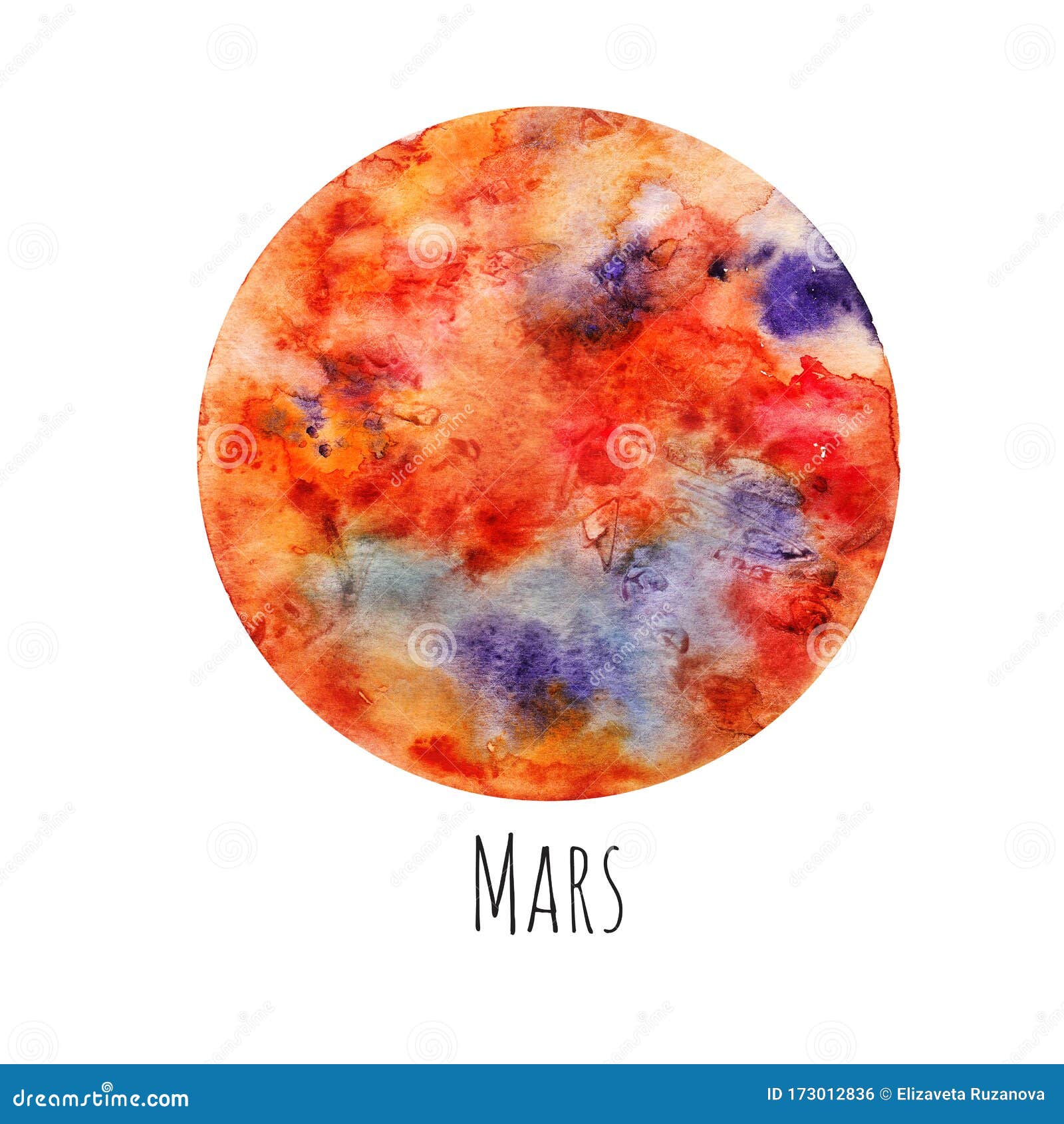 Mars Surface Watercolor Stock Illustrations – 35 Mars Surface ...