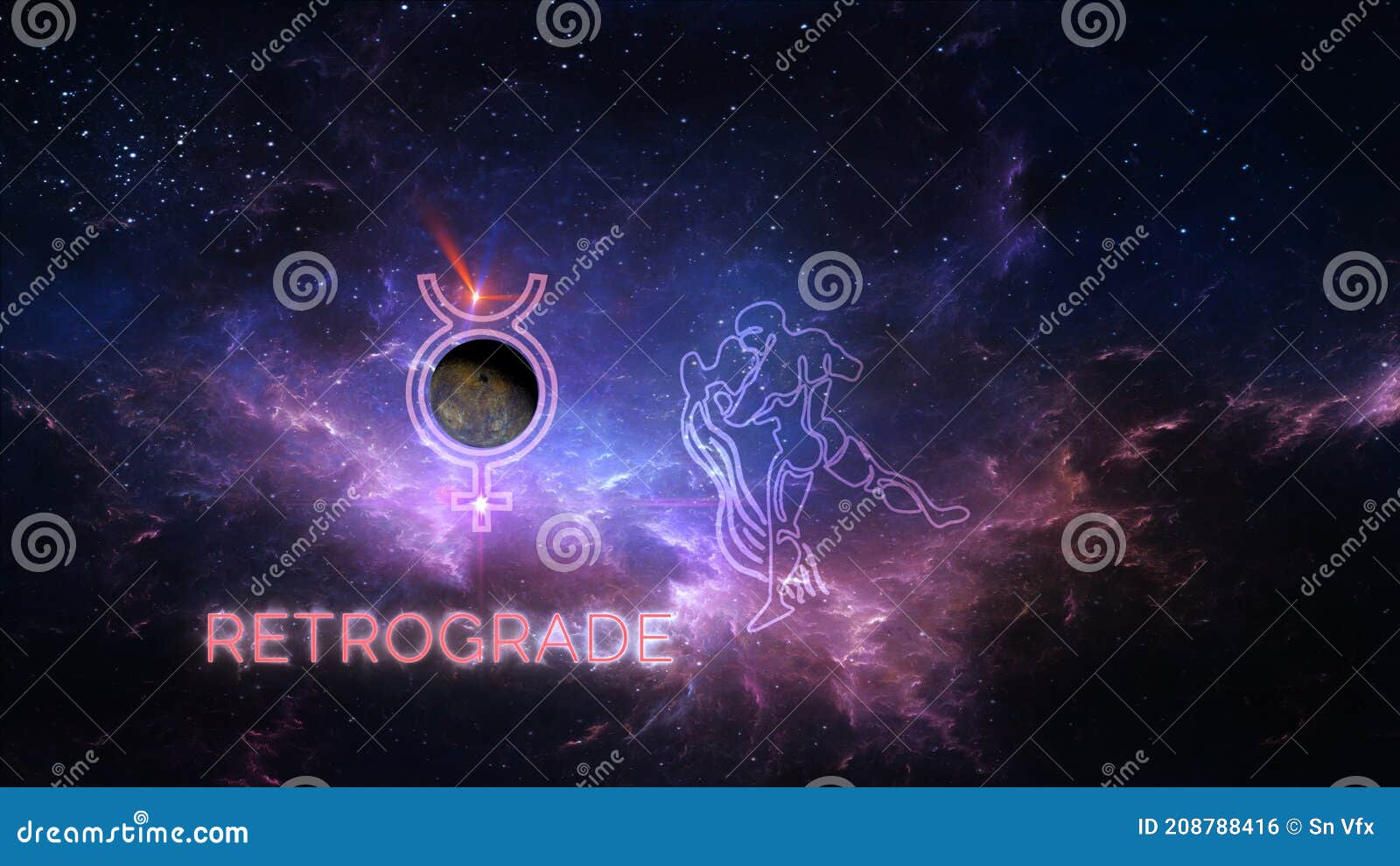 Planet Mercury Retrograde 3d Illustration Stock Illustration ... Planet Mercury Retrograde 3d Illustration Stock Illustration ...