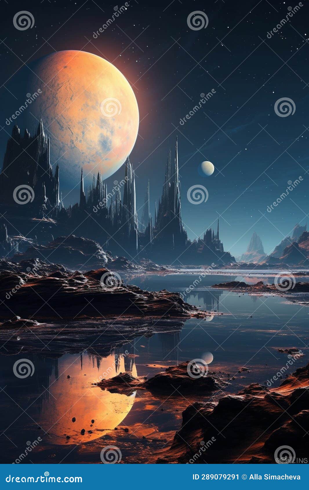 The Planet Mercury. Generative Ai Stock Image - Image of nasa, galaxy ...