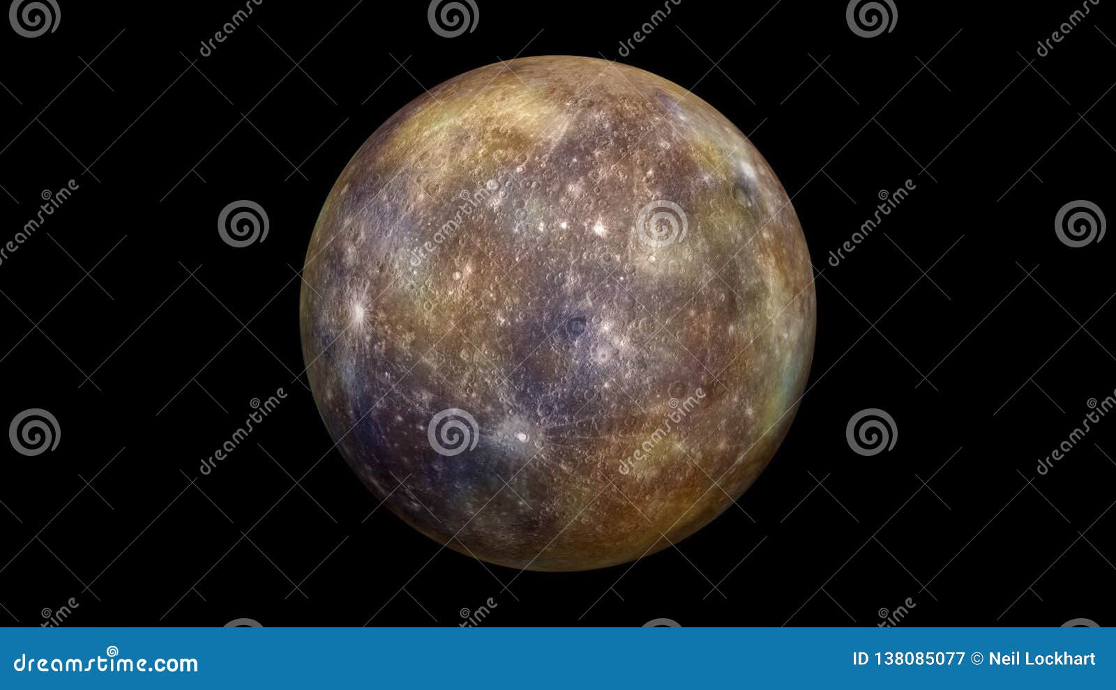 Planet Mercury Texture