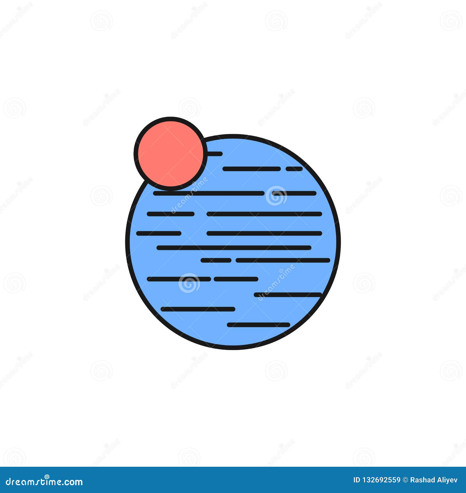 Planet Neptune Icon. Element of Space Outline Color Icon. Thin Line ... Planet Neptune Icon. Element of Space Outline Color Icon. Thin Line ...