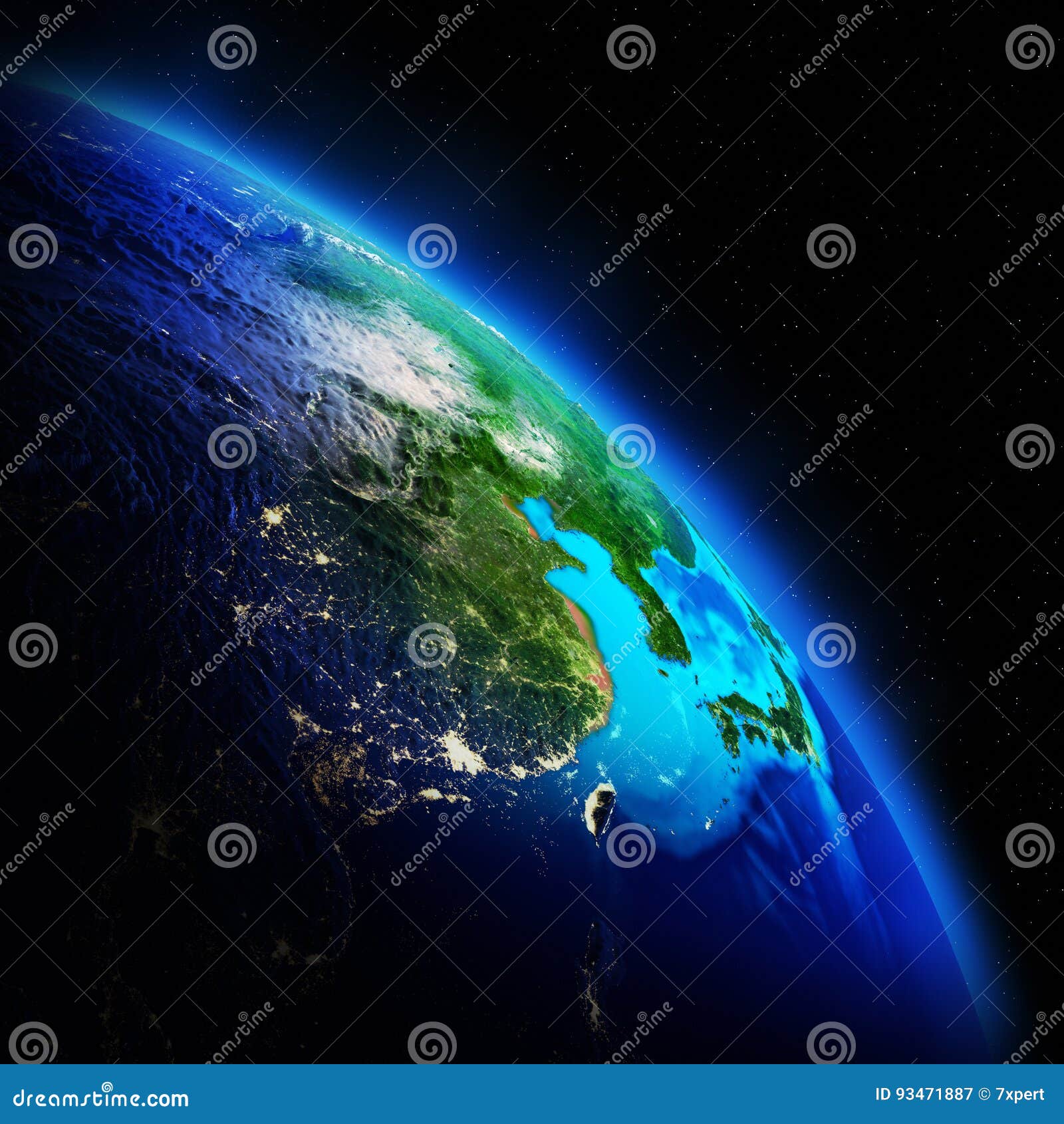 Planet night map stock image. Image of earth, continents - 93471887