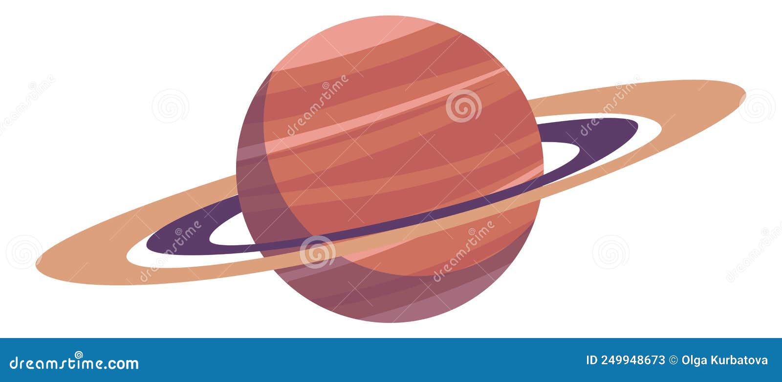 Planet with Orbit Ring. Saturn Icon Stock Vector - Illustration of ...