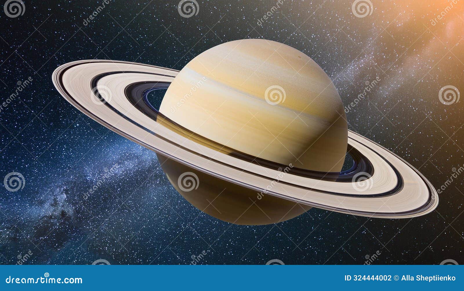 Planet in outer space stock illustration. Illustration of explore ...