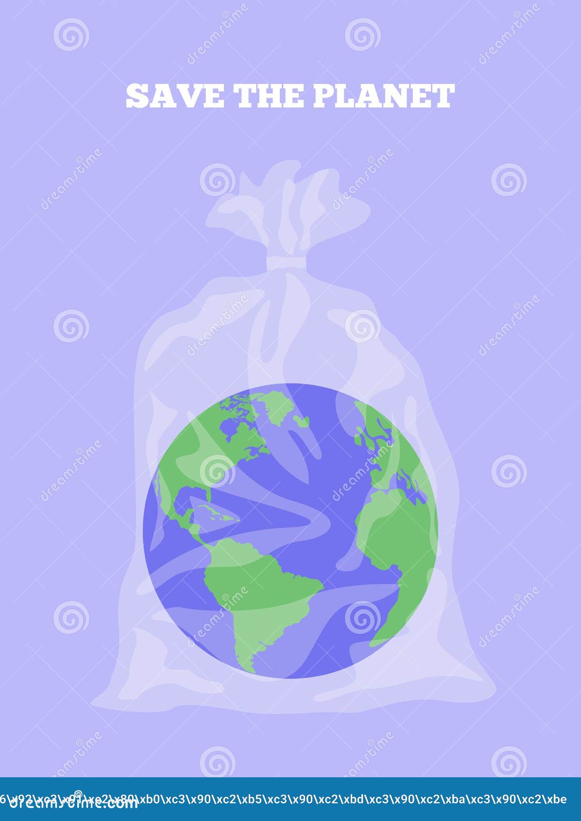 Planet in a Package. Plastic Pollution.Ecology, Clean the Earth from ...