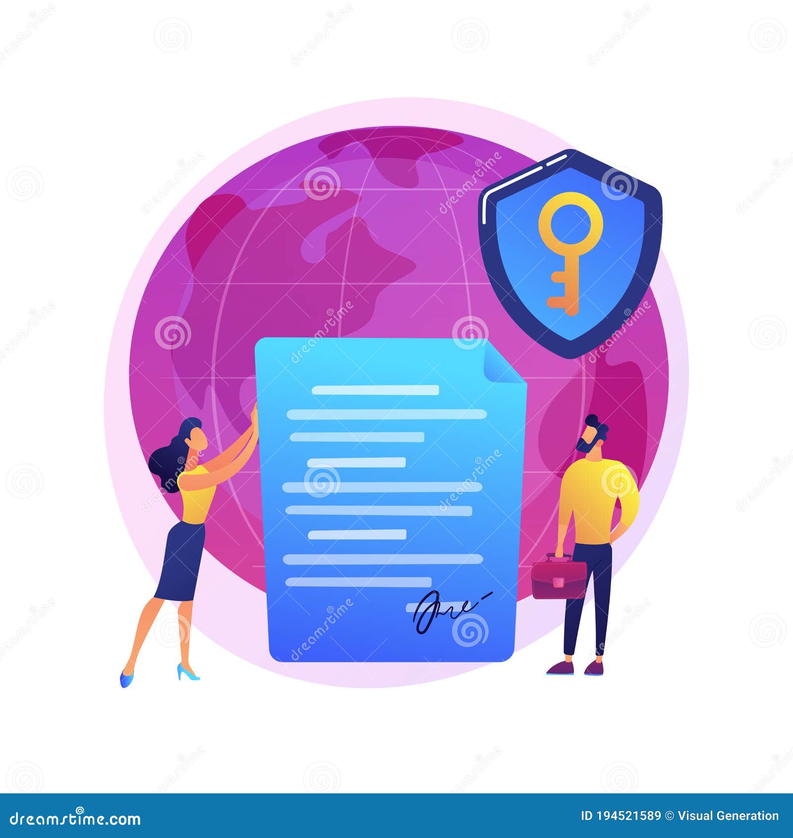 Planet Protection Vector Concept Metaphor Stock Vector - Illustration ...