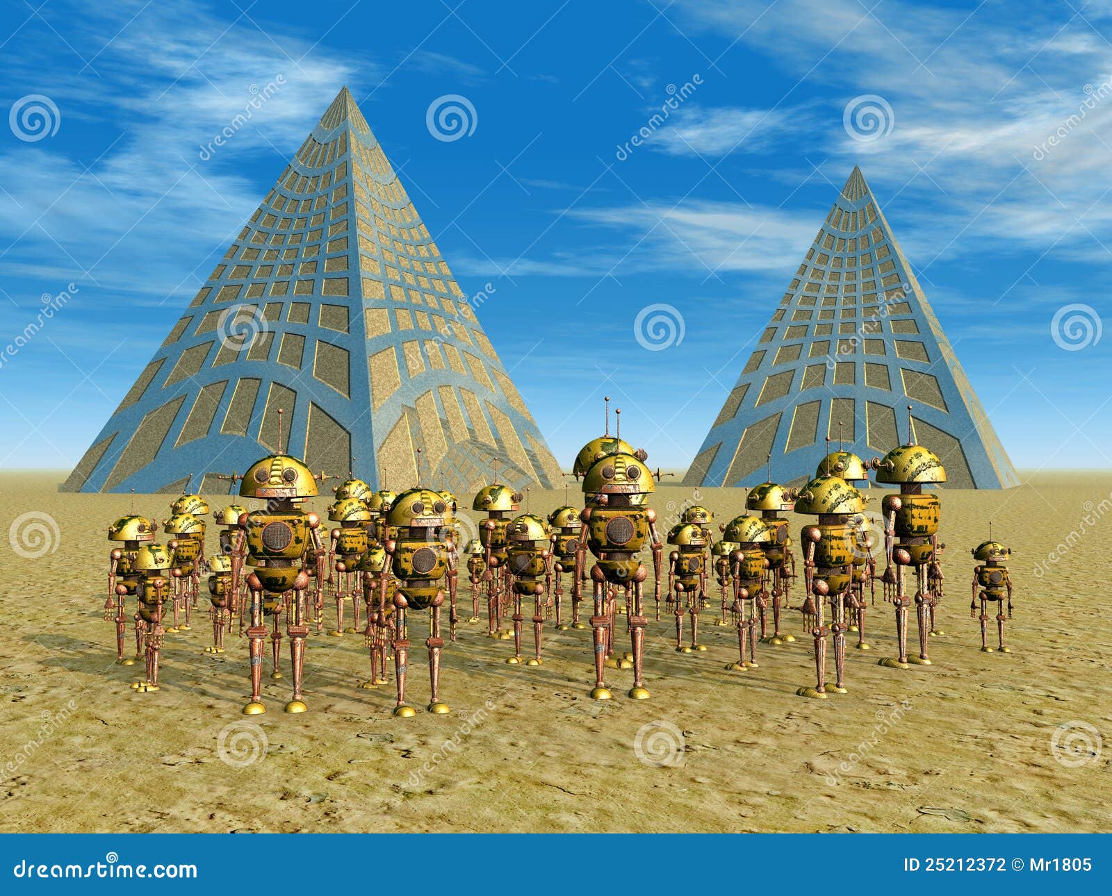 Planet Robot stock illustration. Illustration of android - 25212372