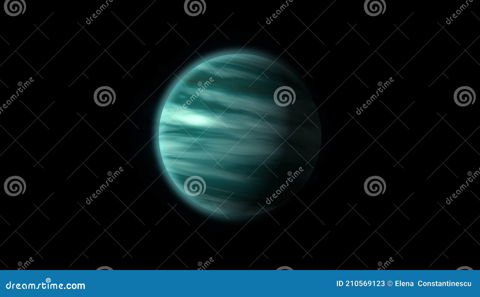 Planet Rotation Seamless Loop Stock Video - Video of system, massive ...