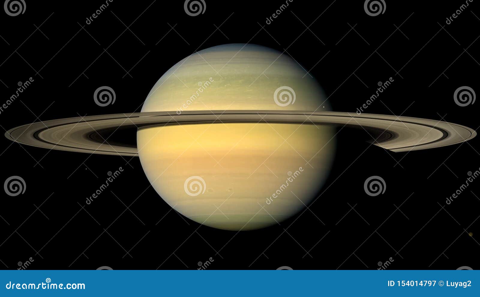 Planet Saturn Computer Graphics. Planet of the Solar System Stock Image ...