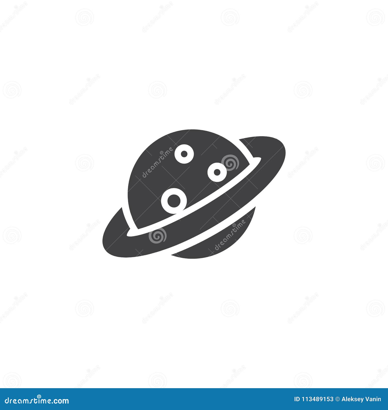 Planetary Ring System Vector Illustration | CartoonDealer.com #4169306
