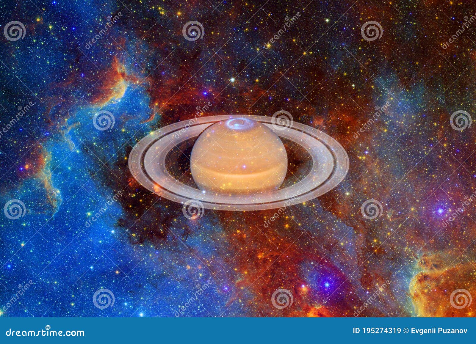Planet Saturn. Solar System. Elements Of This Image Furnished By NASA ...