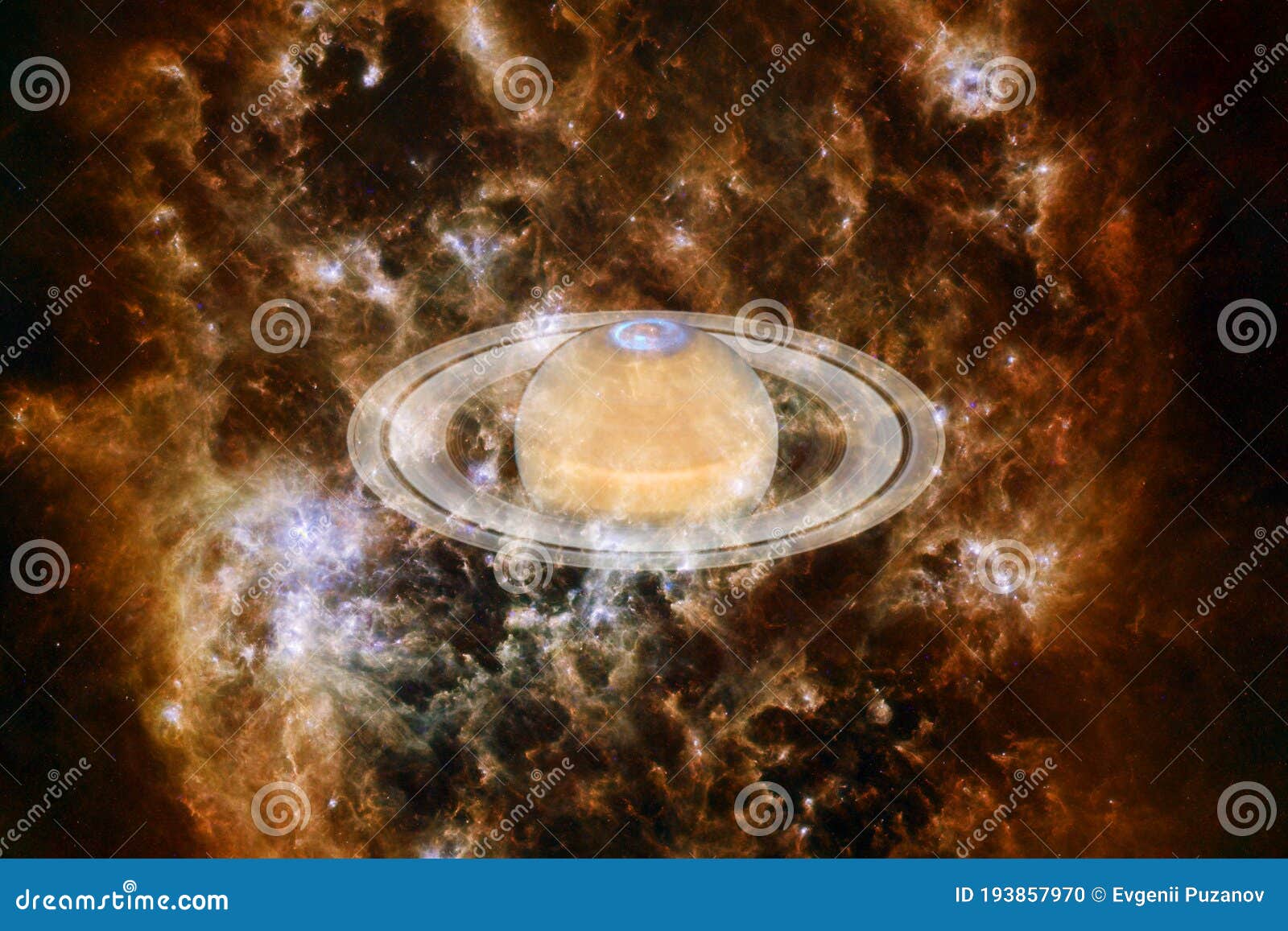 Planet Saturn. Solar System. Elements of this Image Furnished by NASA ...