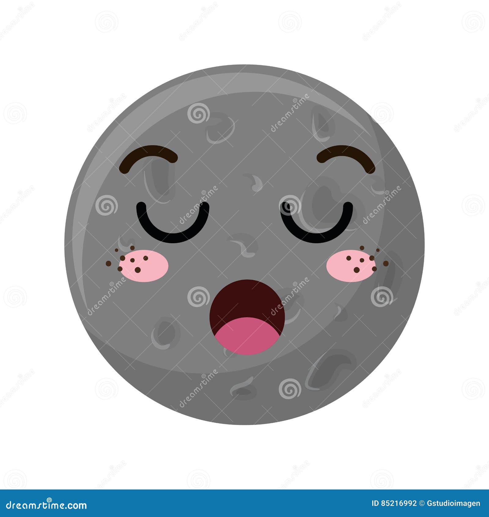 Planet of the Solar System Comic Character Stock Illustration ...