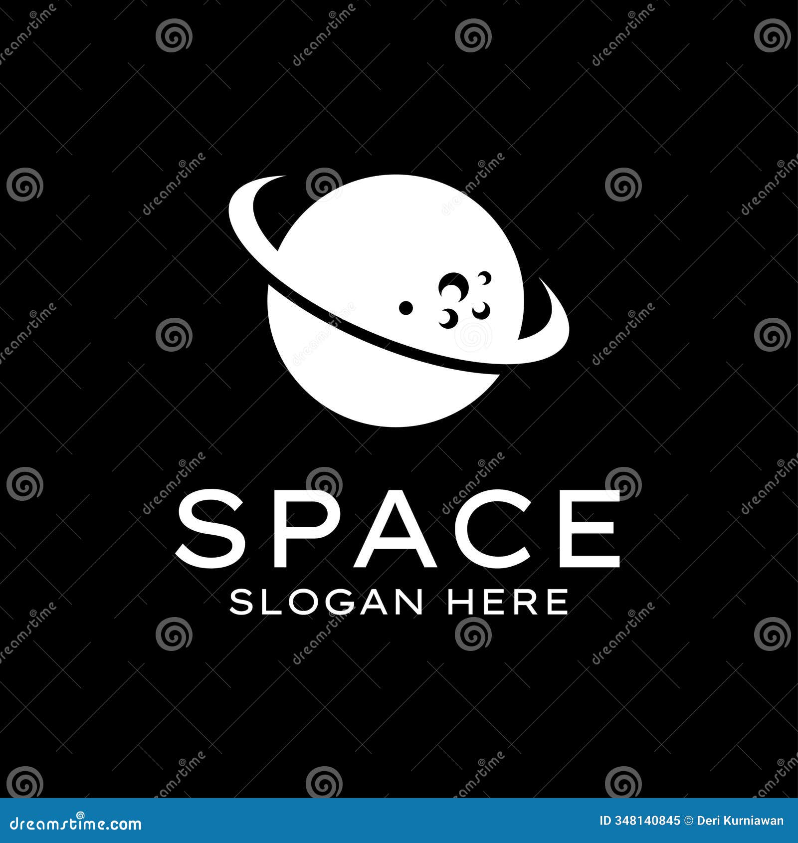 Planet space logo design stock image. Image of sphere - 348140845