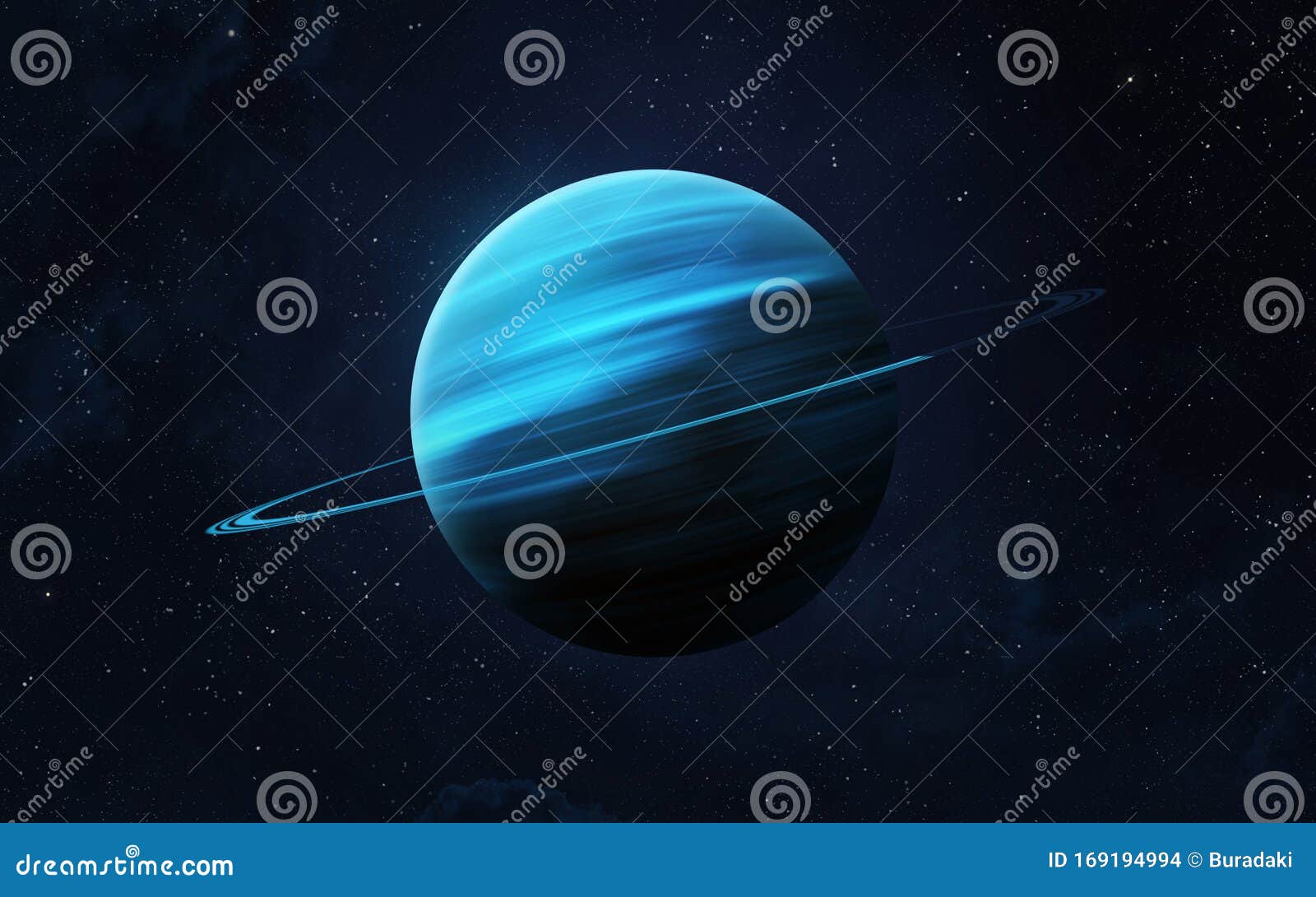 Planet Uranus stock photo. Image of exploration, hemisphere - 169194994