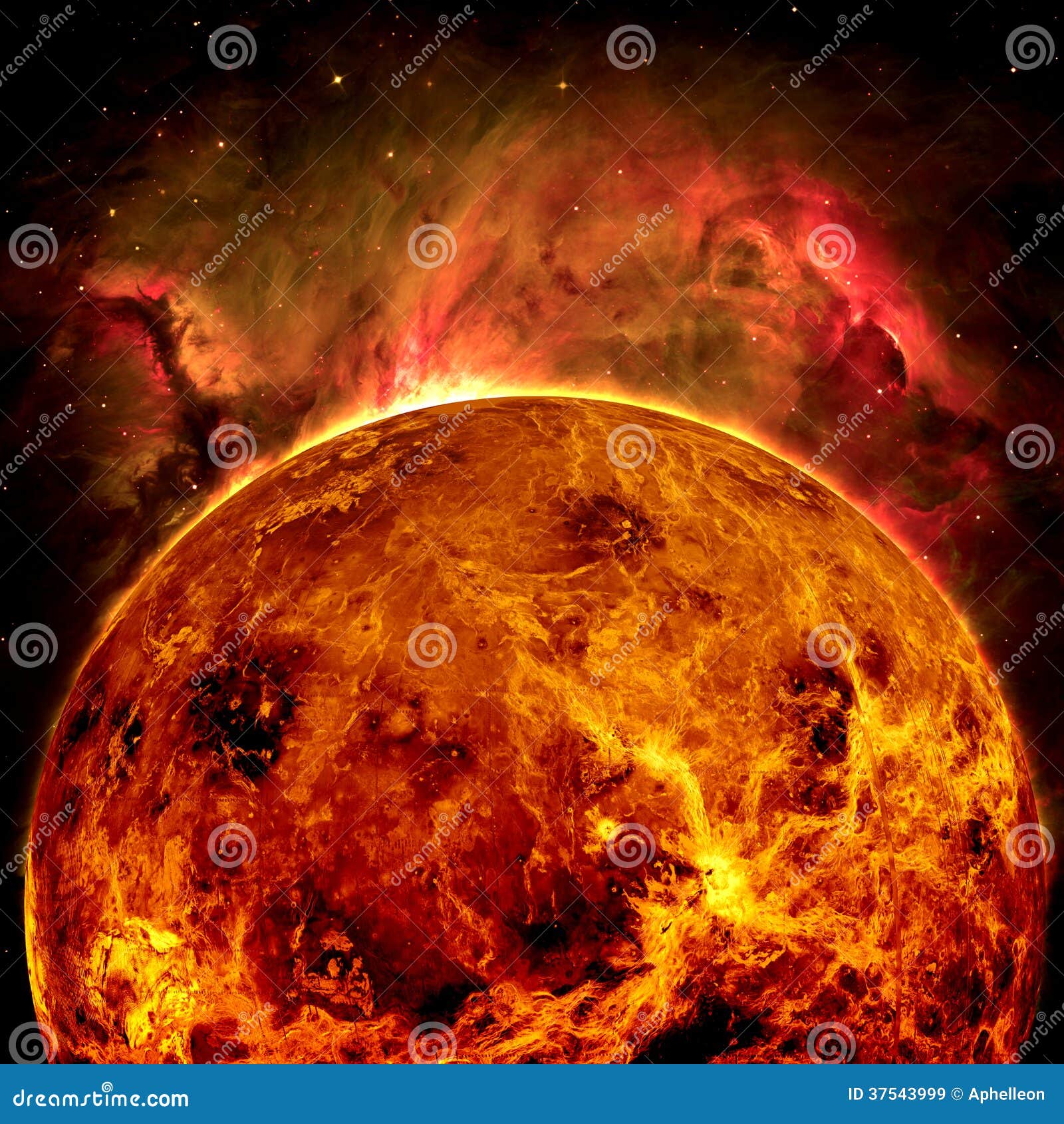 Planet Venus - Elements of this Image Furnished by NASA Stock ...