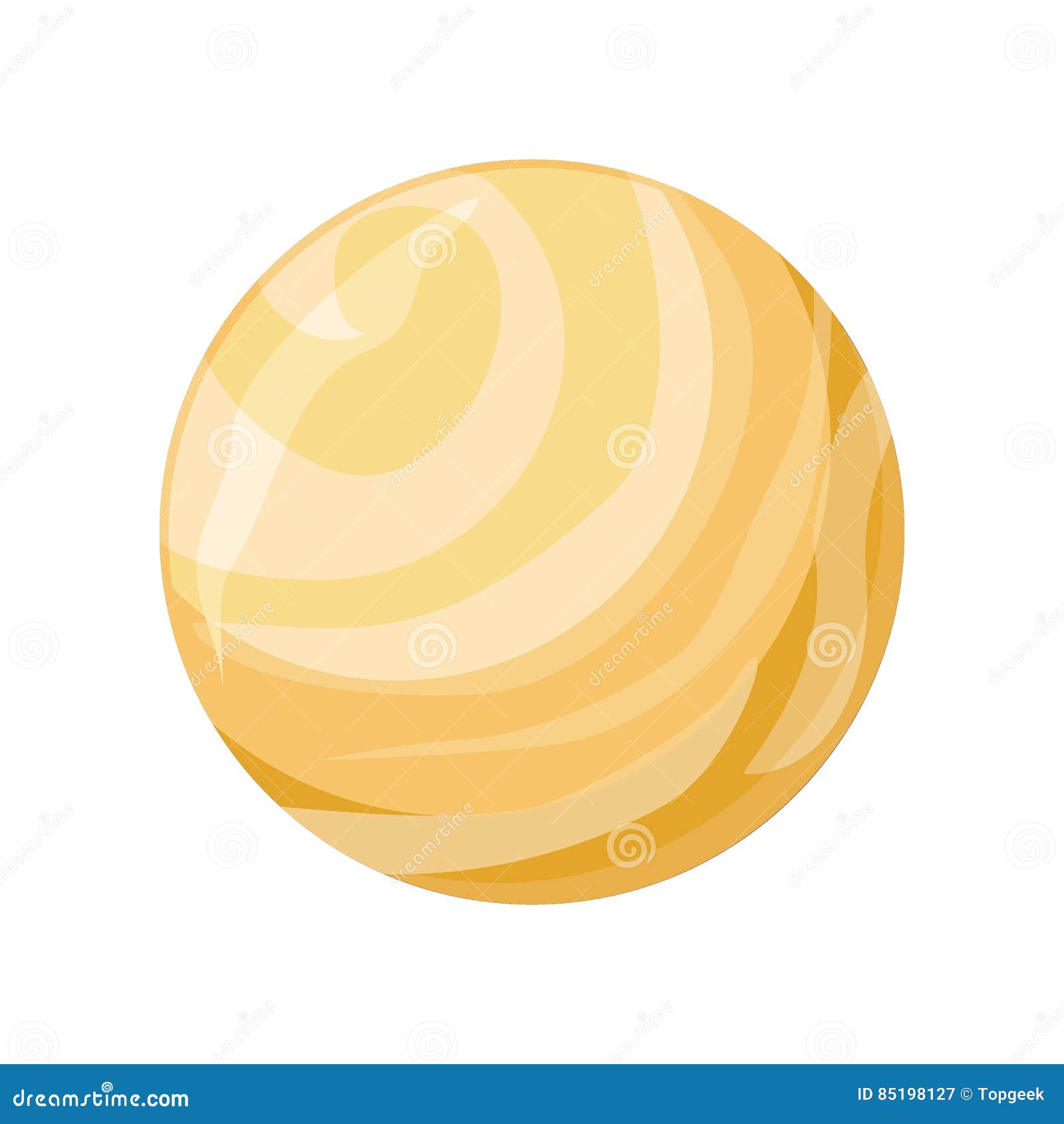 Planet Venus Icon stock vector. Illustration of planet - 85198127