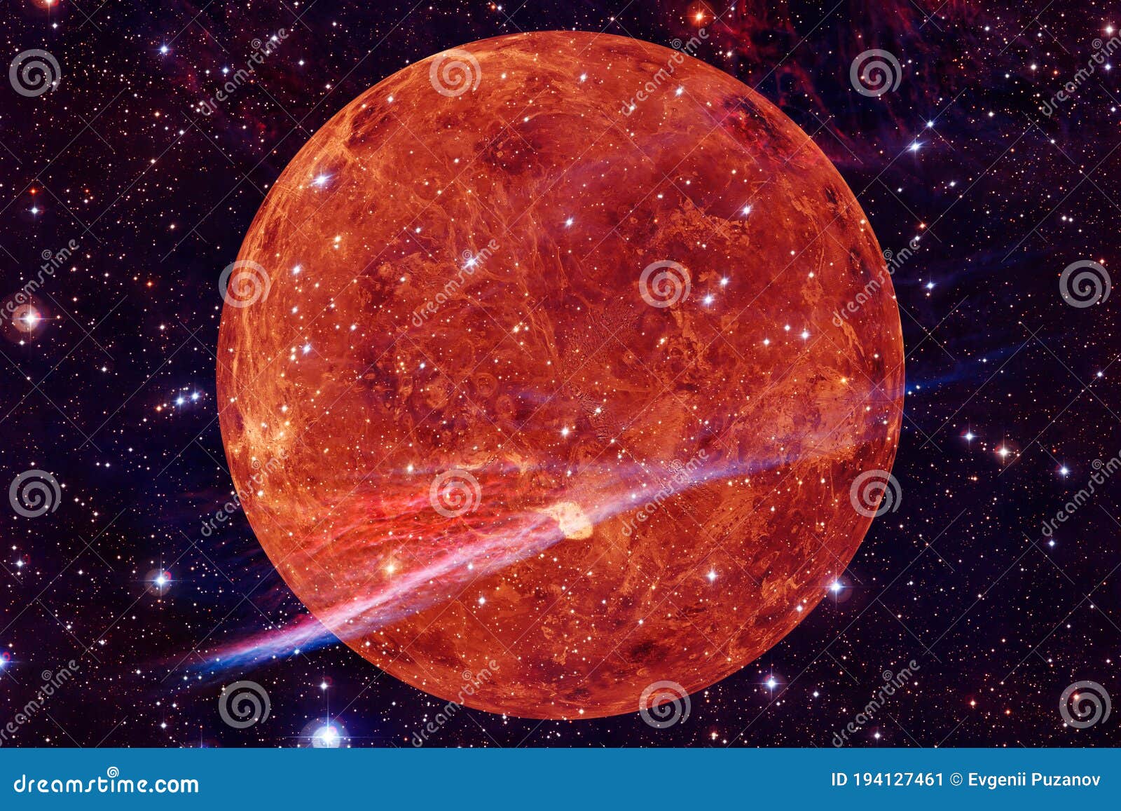 Planet Venus. Solar System. Elements of this Image Furnished by NASA ...
