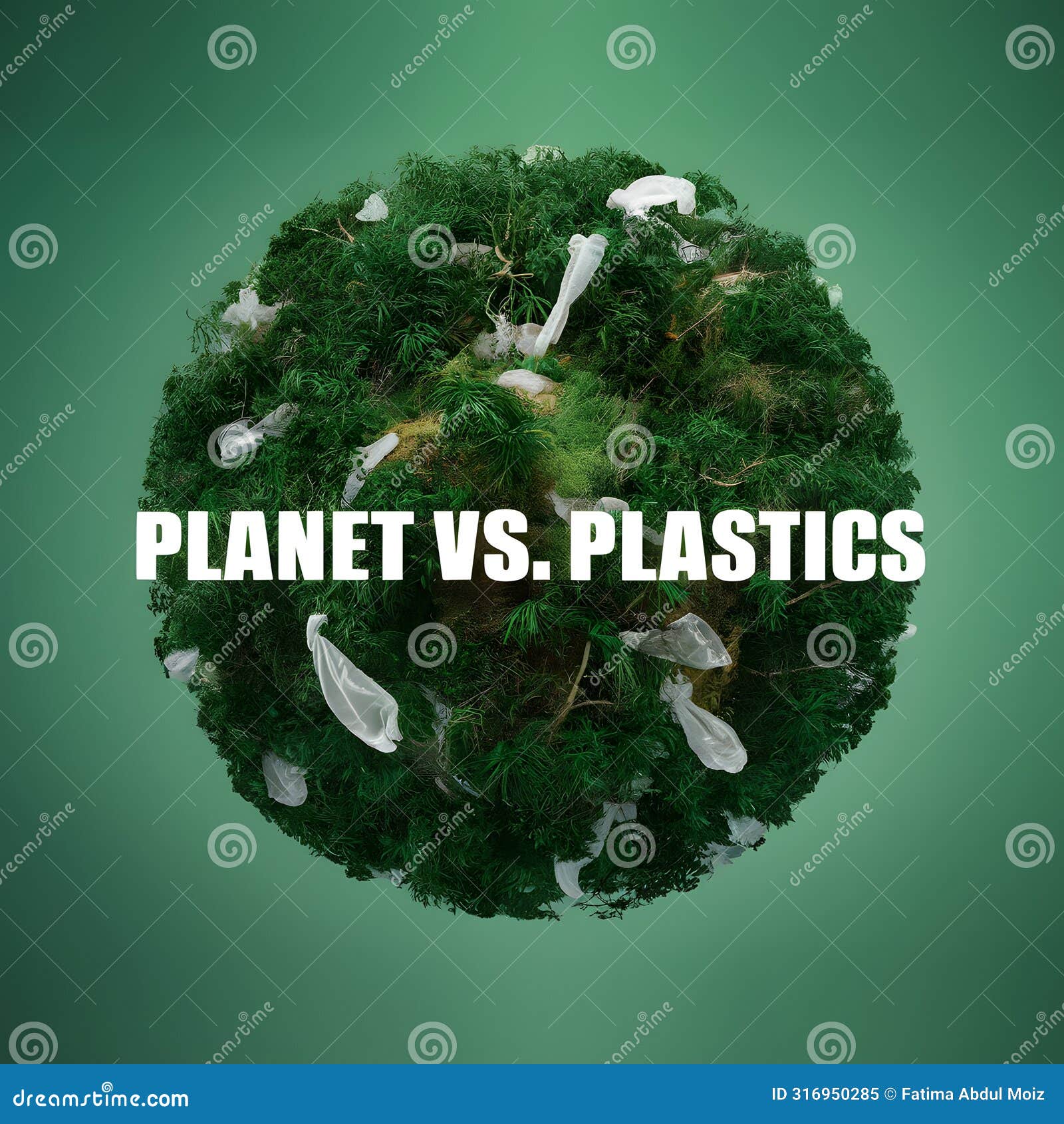 Planet Vs. Plastics , Earth Day 2024 Concept 3d Tree Background ...