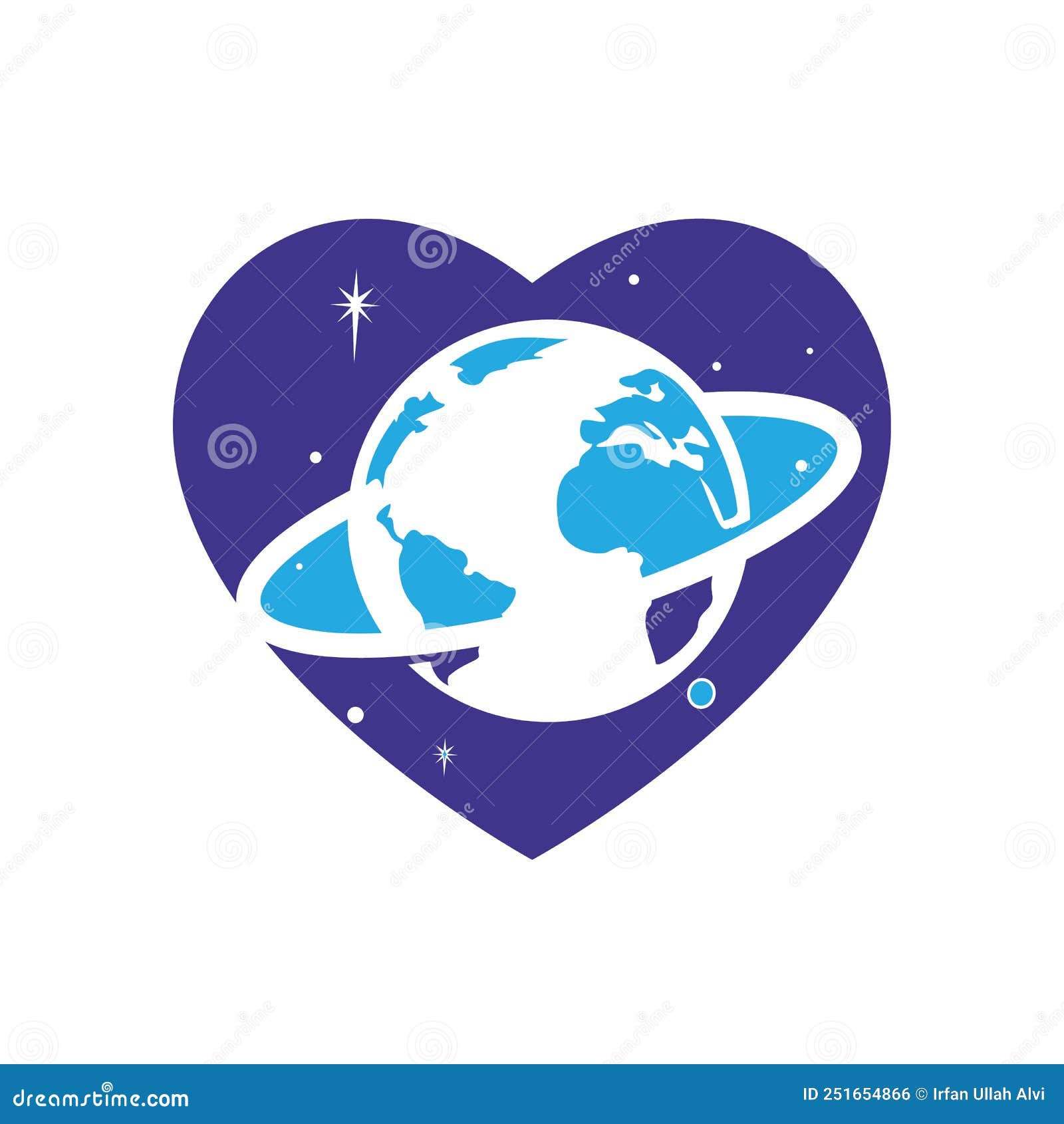 Planet Vector Logo Design Template. Space Logo Design Concept. Stock ...