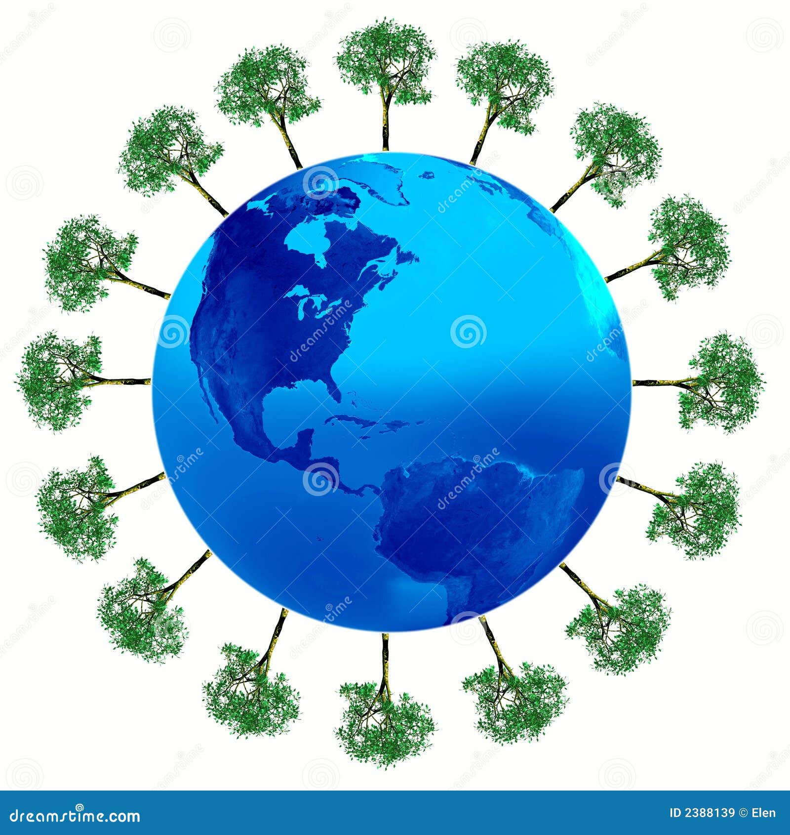 Planeta azul ilustração stock. Ilustração de conceito - 2388139