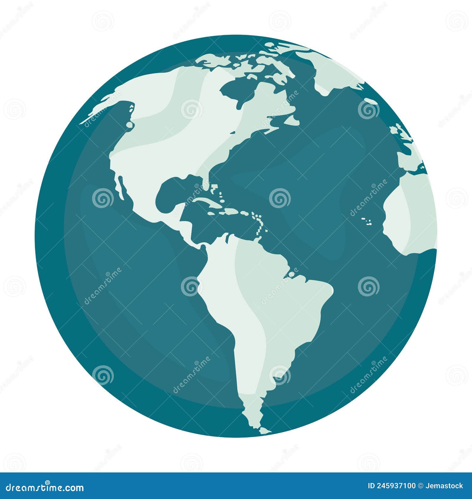 Planeta gris ilustración del vector. Ilustración de verde - 245937100